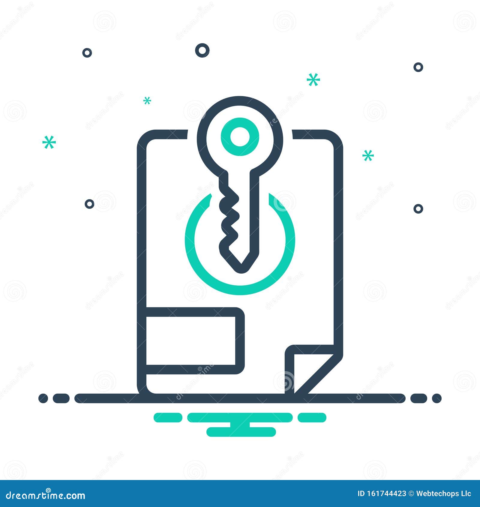 Mix Icon for File Access, Archive and File Stock Vector - Illustration ...