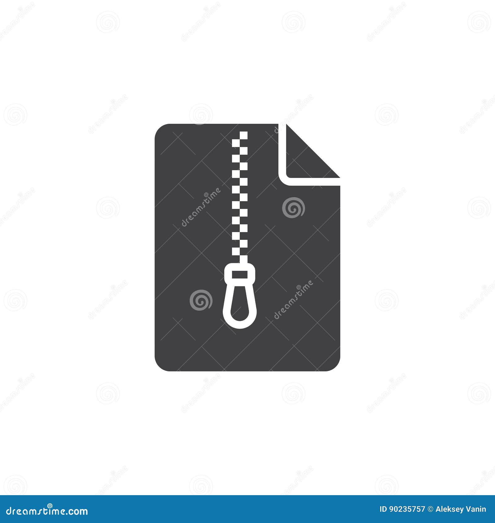 File Archive Icon , Solid Logo Illustration, Pictogram Iso Stock ...