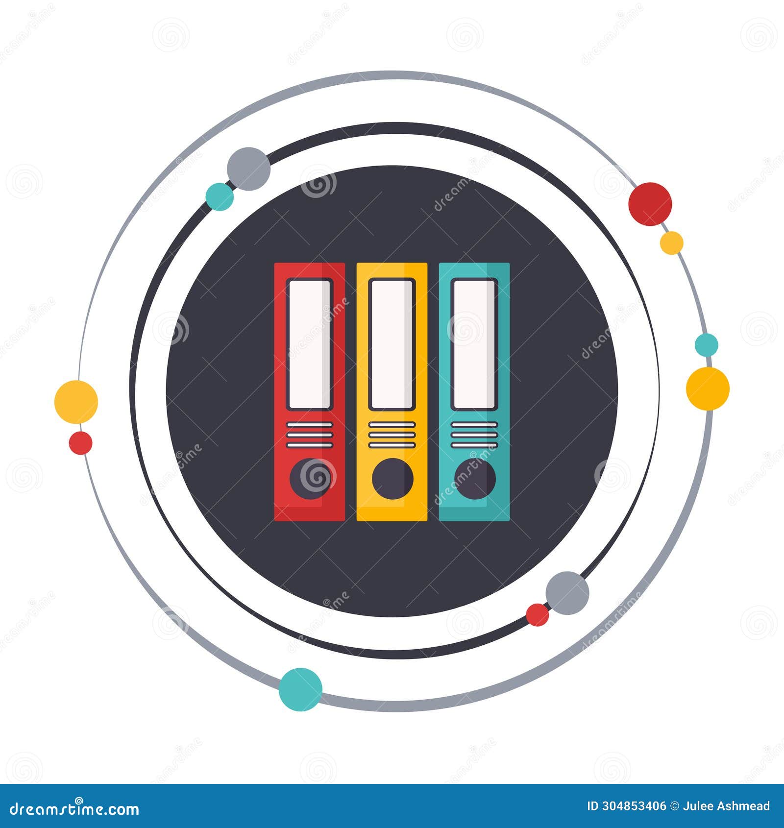 Archived Data Graphic Icon Symbol Stock Illustration - Illustration of ...