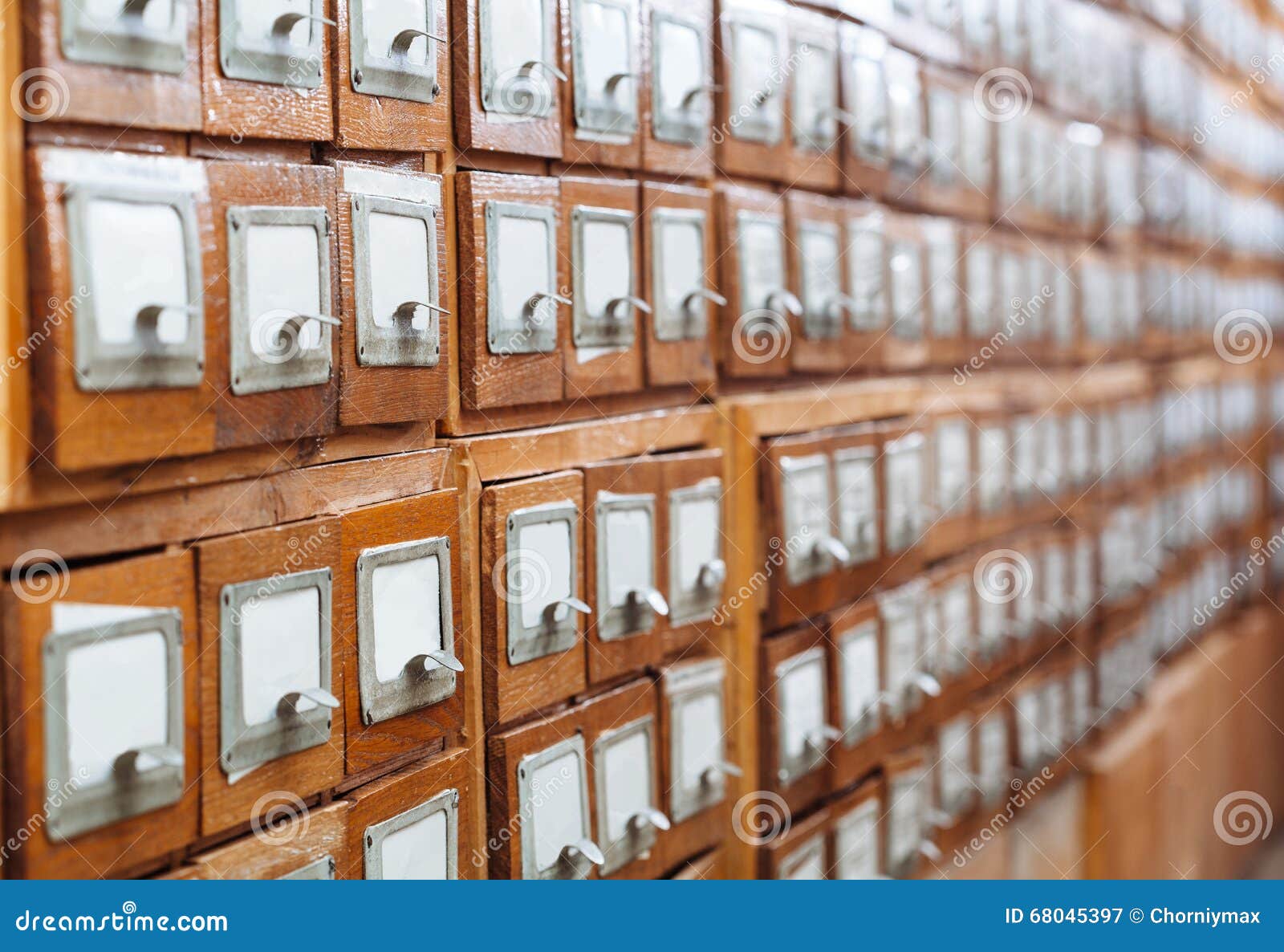A File Cabinet Drawer Full of Files Stock Image - Image of antique ...