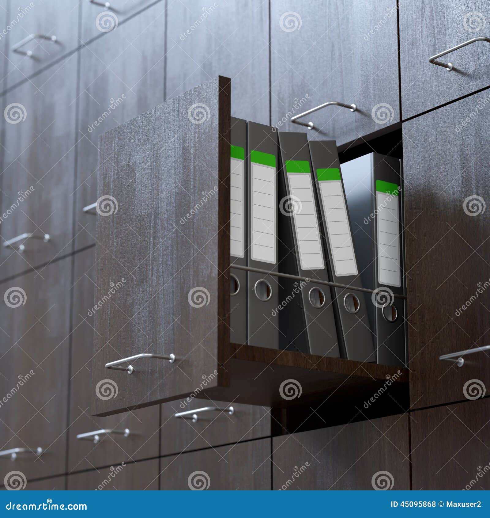 File cabinet stock photo. Image of green, black, archives - 45095868