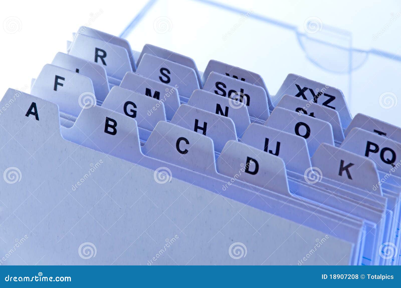 File cards stock photo. Image of blue, secretary, directory - 18907208