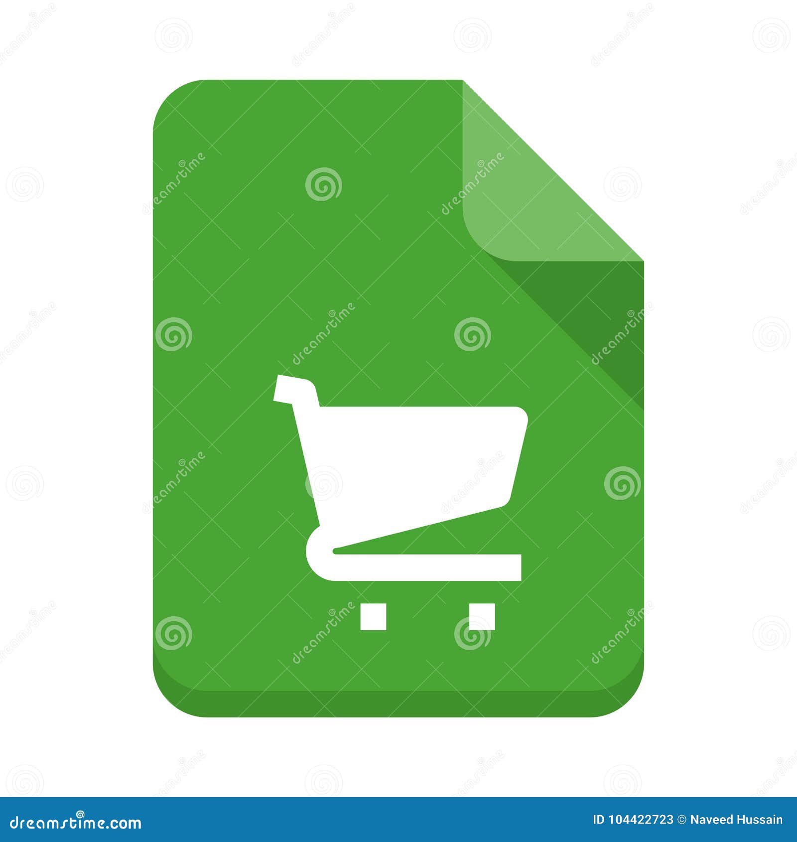 File cart vector flat icon stock illustration. Illustration of sheet ...