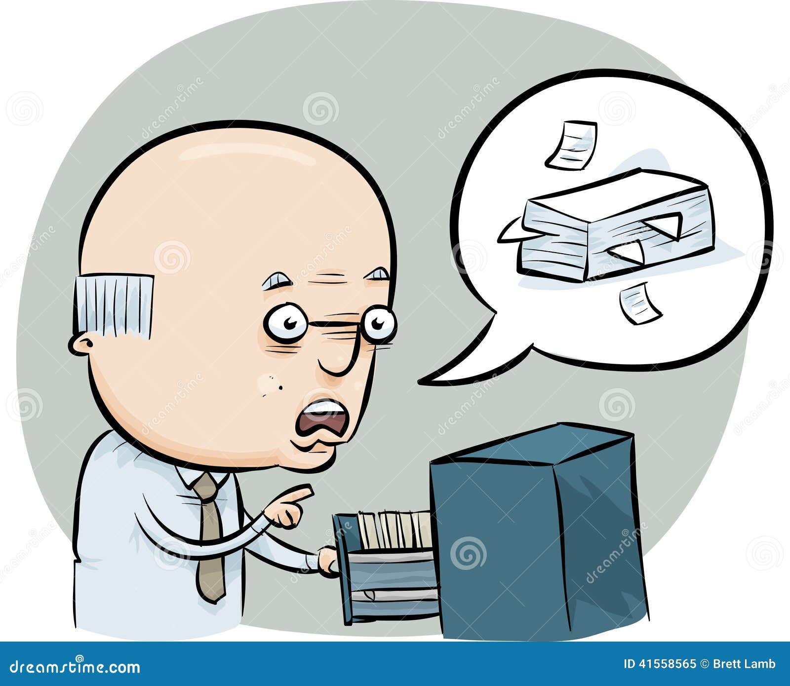 File Clerk stock illustration. Illustration of cabinet - 41558565