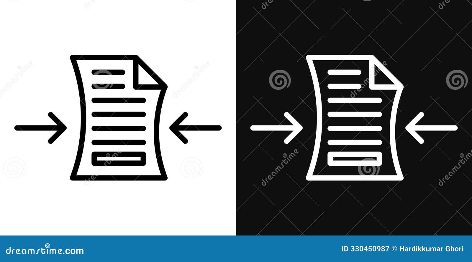 File Compressor Icon Set. Reduce Data And Size Of The Folder Vector ...