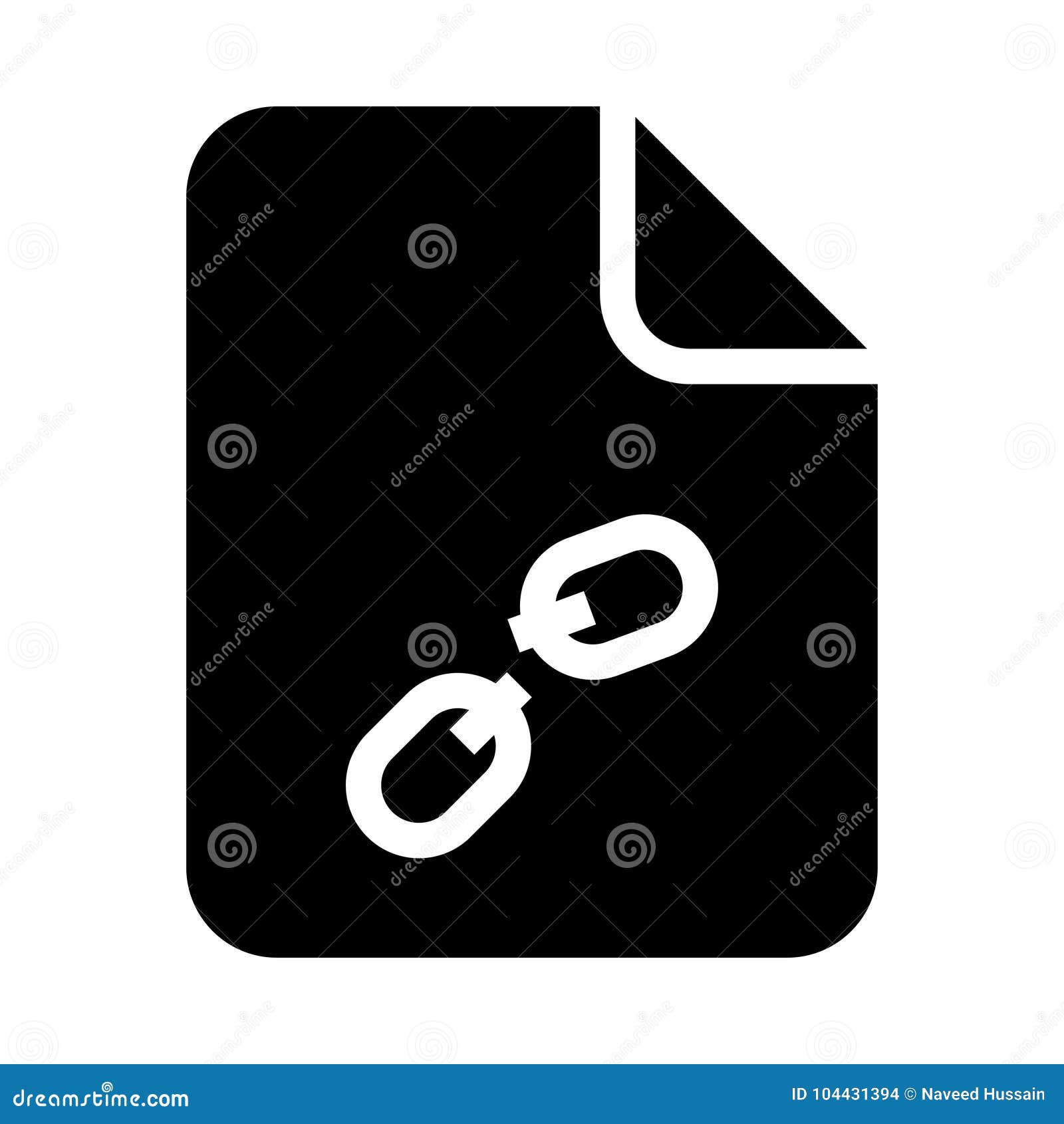 File Connection Break Glyphs Icon Stock Illustration - Illustration of ...