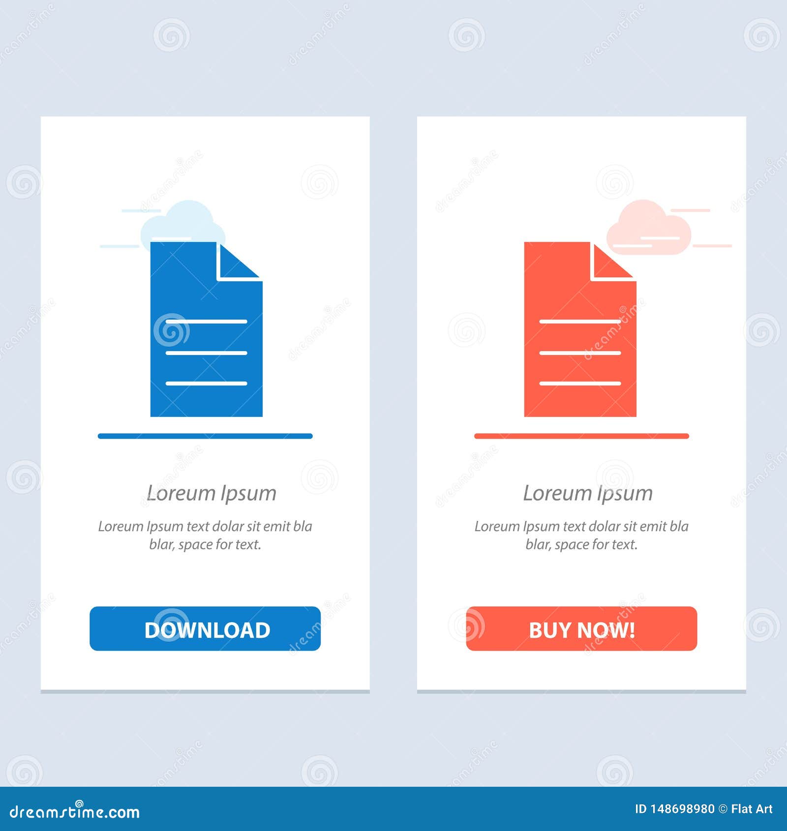 File, Data, User, Interface Blue and Red Download and Buy Now Web ...