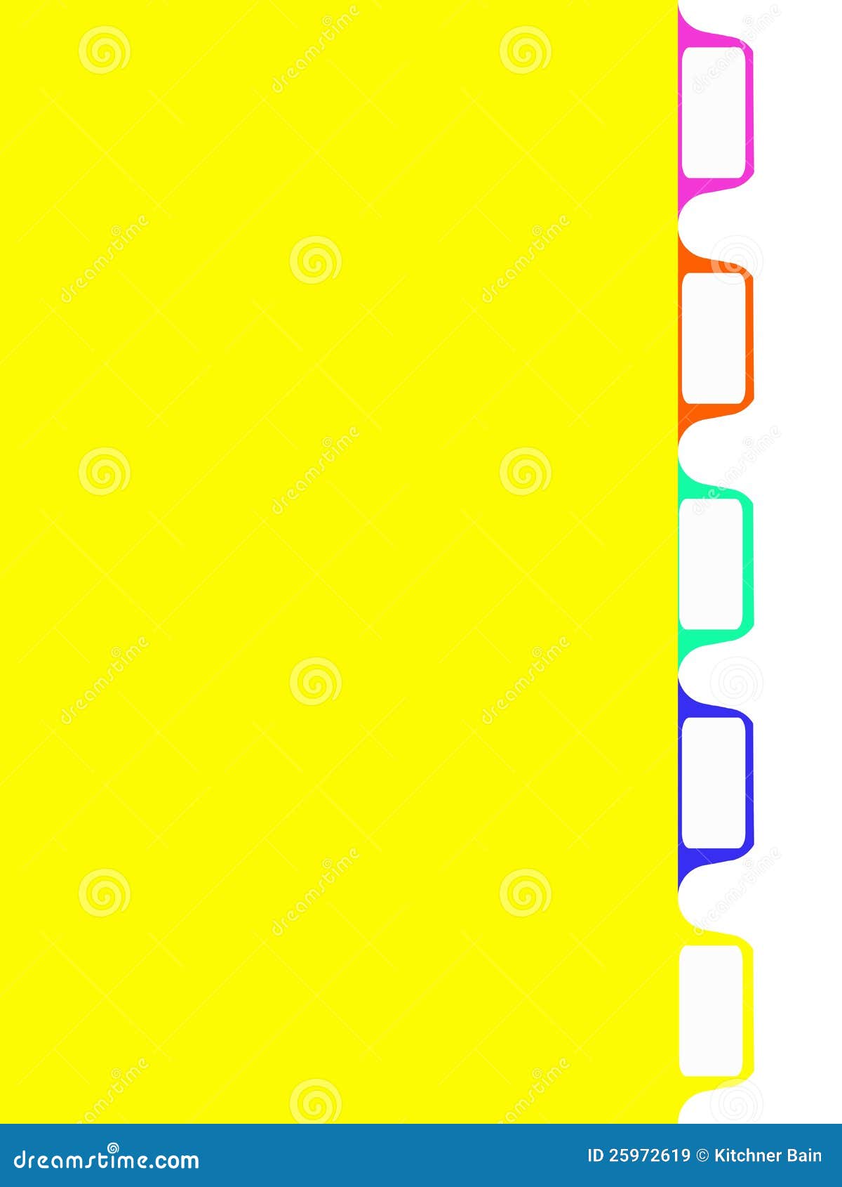 File Dividers stock illustration. Illustration of supply - 25972619