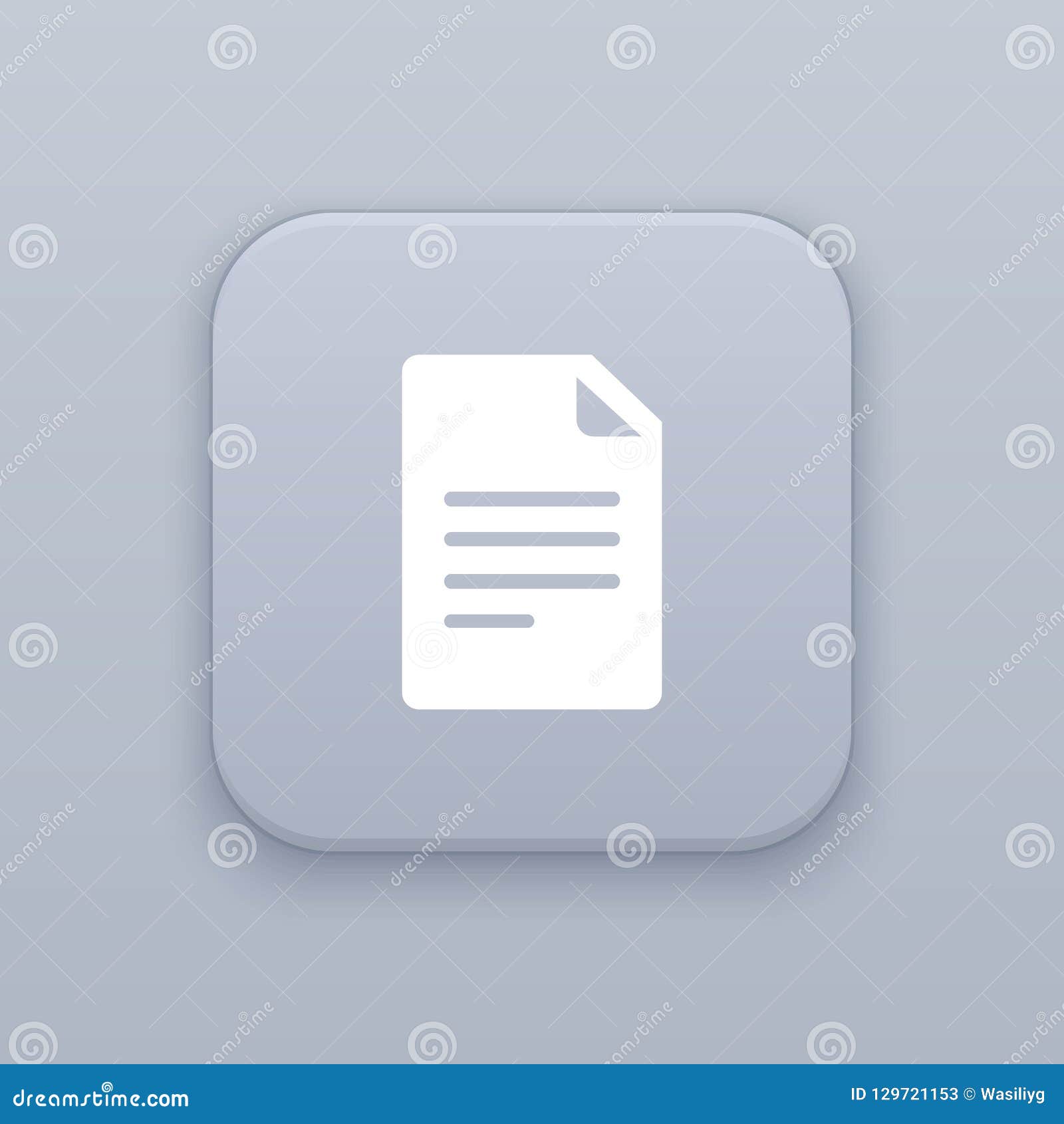 File, Document Button, Best Vector Stock Vector - Illustration of paper ...