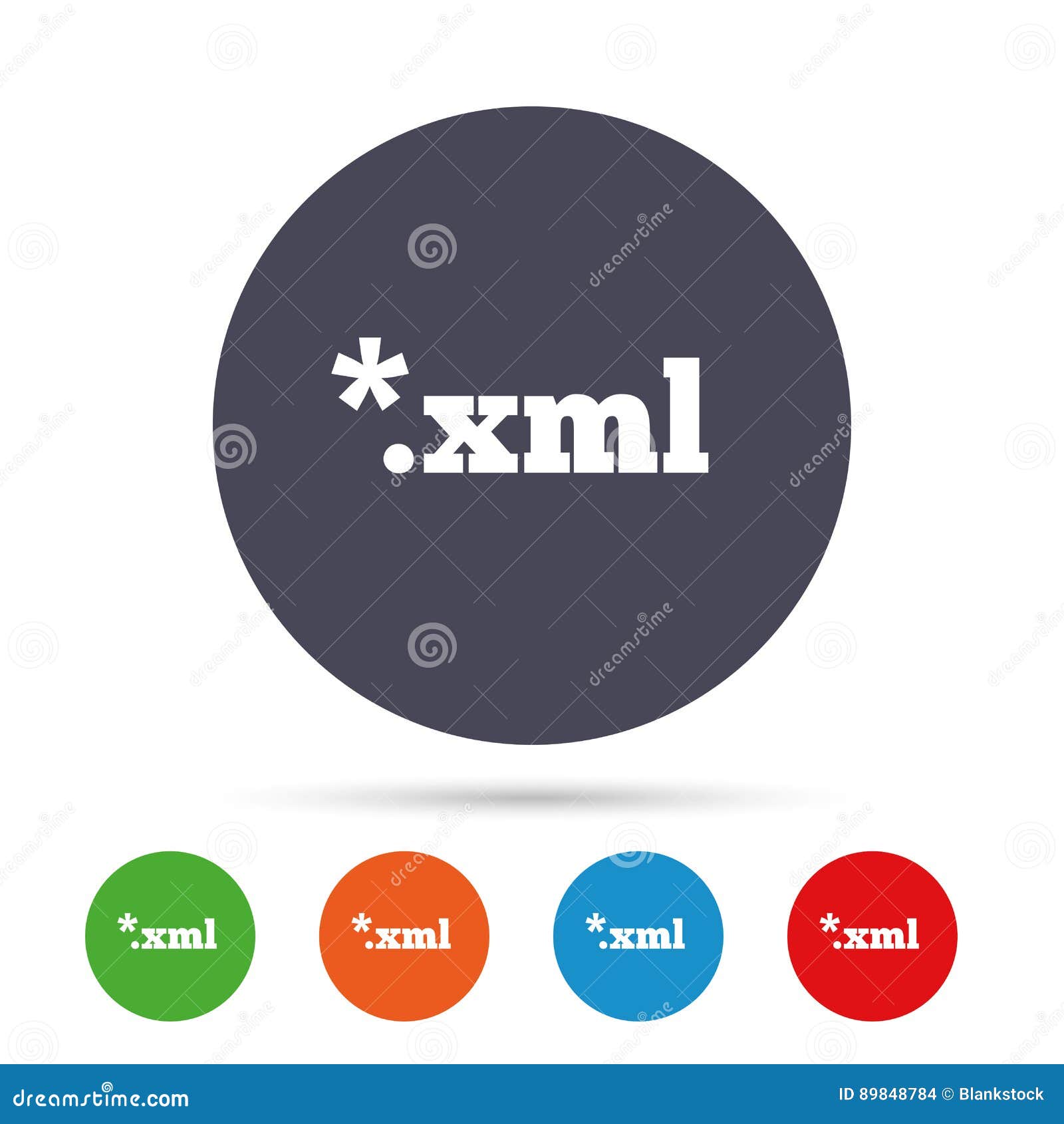 File Document Icon Download Xml Button Stock Vector Illustration Of Badge Label 89848784