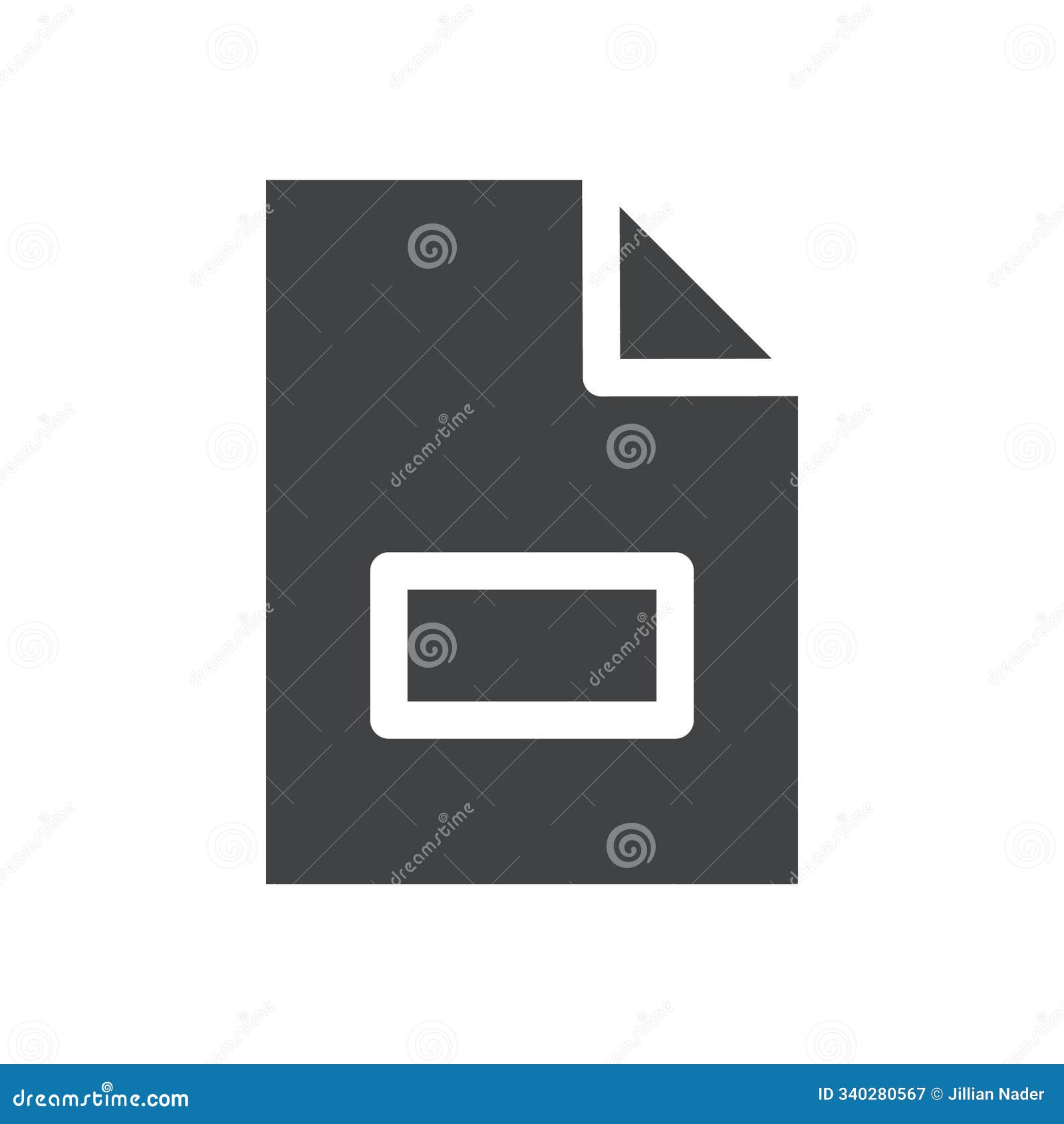 File Document Icon Simple Vector Symbol Stock Vector - Illustration of ...