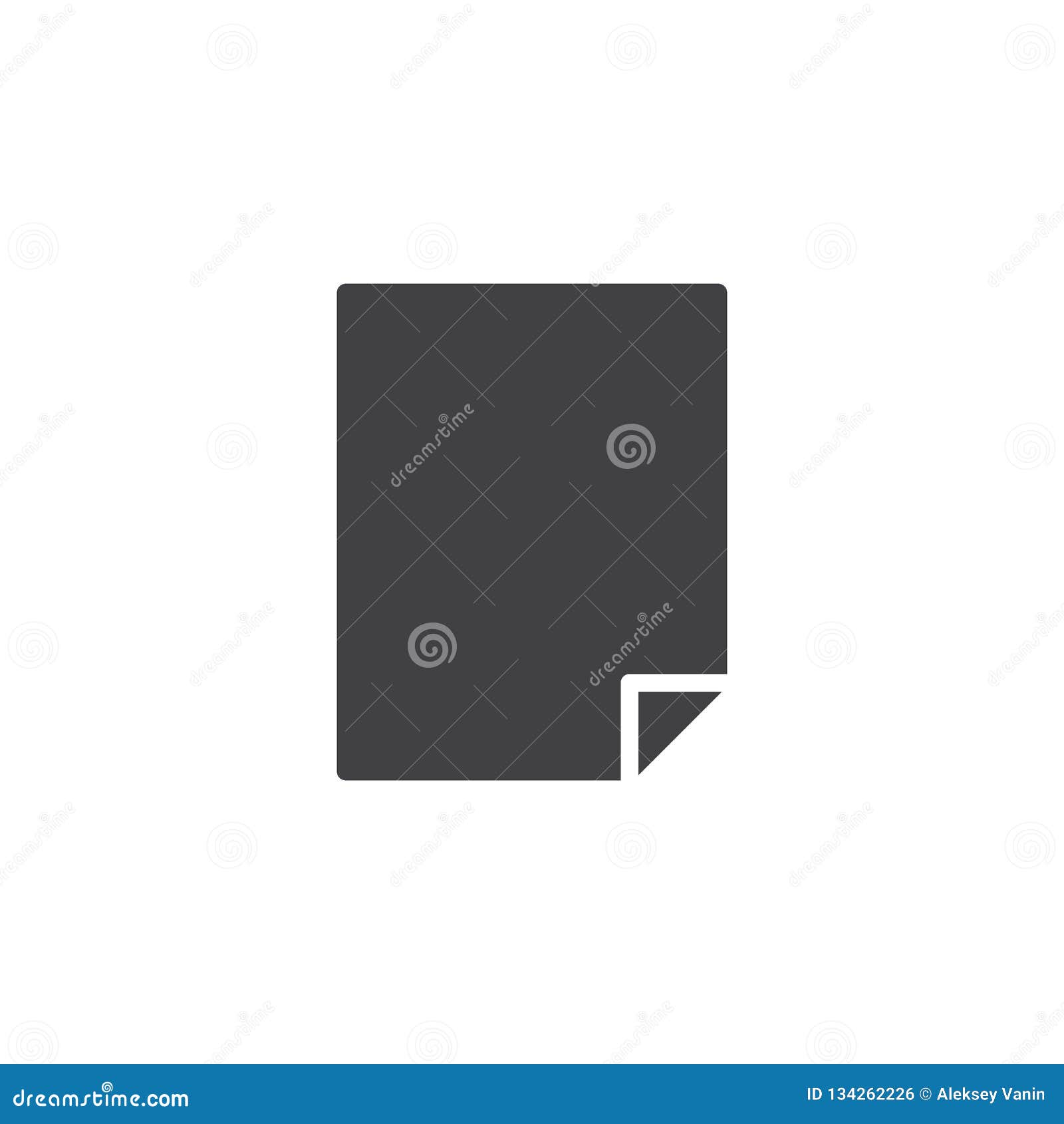 File document vector icon stock vector. Illustration of business ...