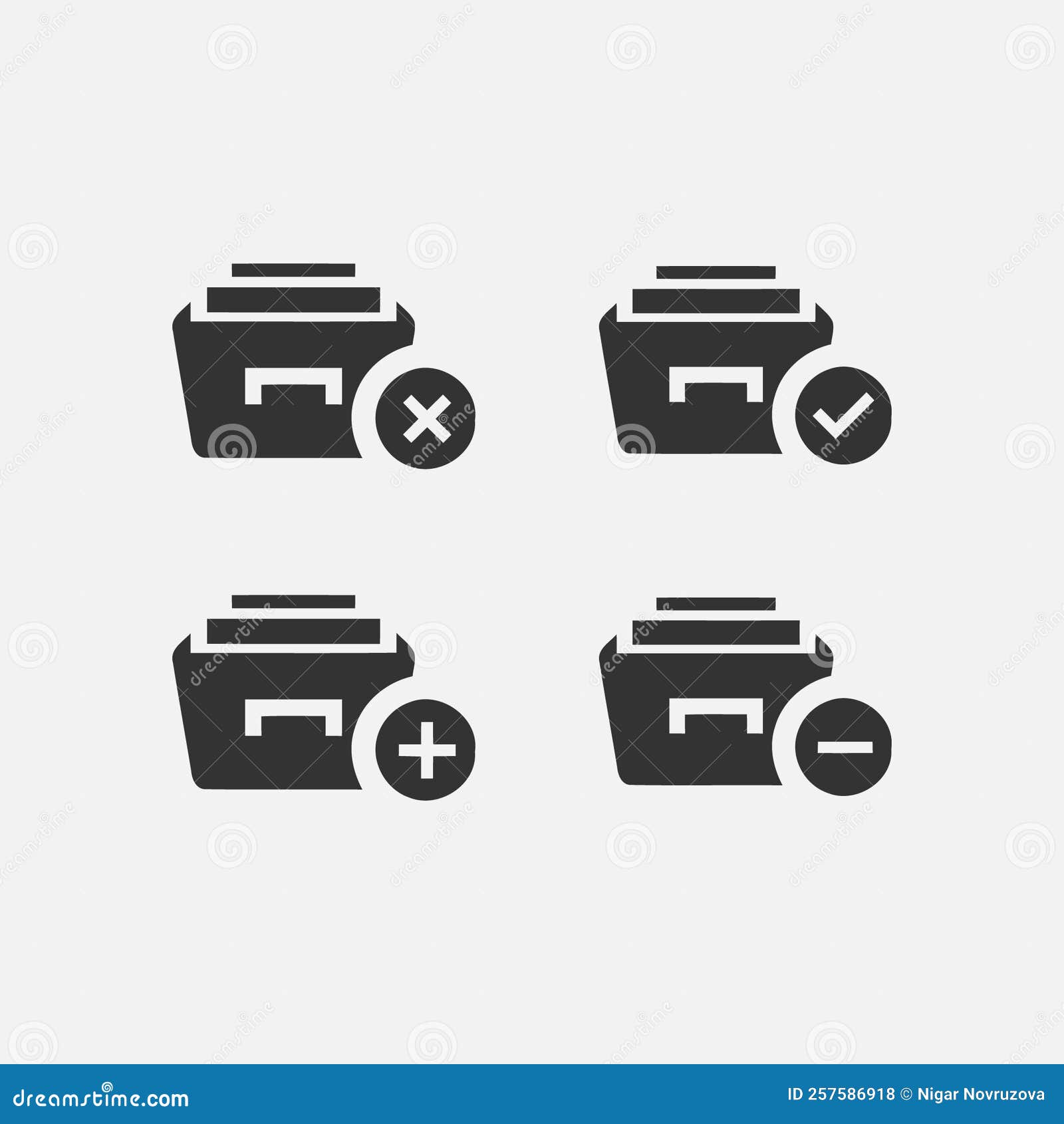 File Document Vector Icon. Folder File Icon Symbol Stock Vector ...