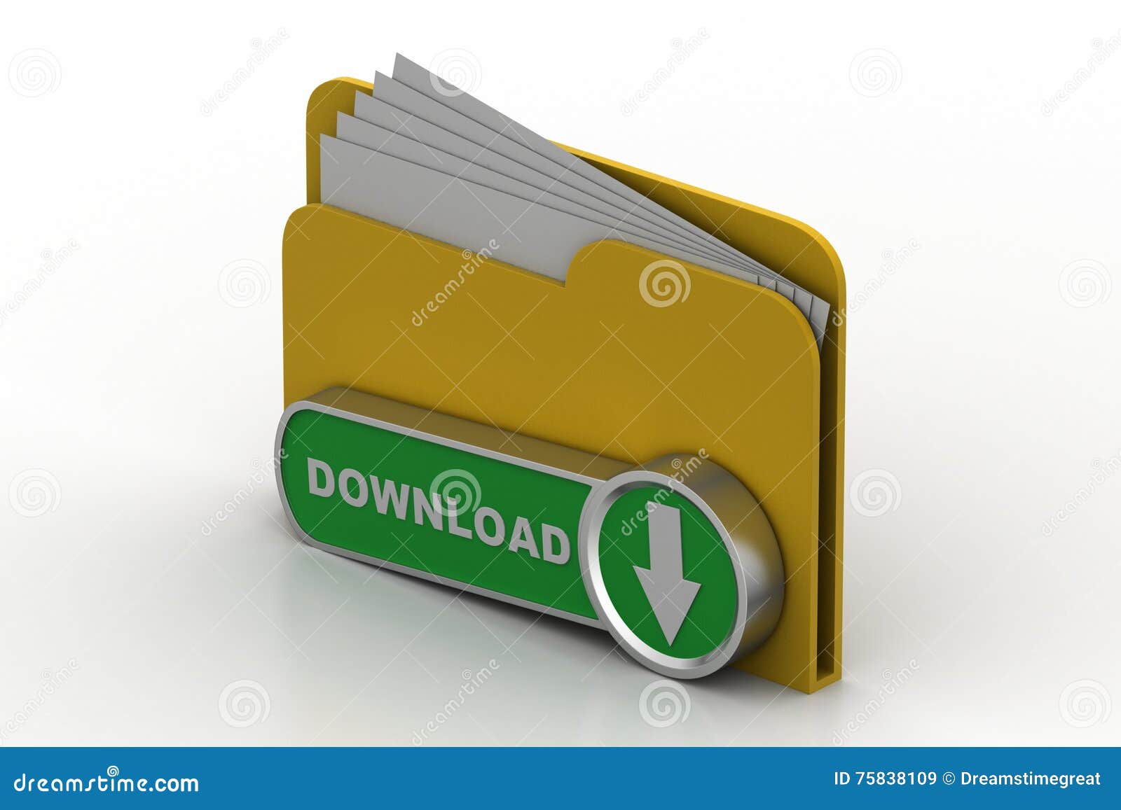 File down load icon stock illustration. Illustration of click - 75838109