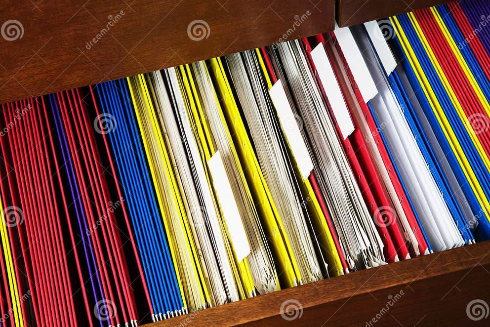 File drawer stock image. Image of office, paper, paperwork - 4614073