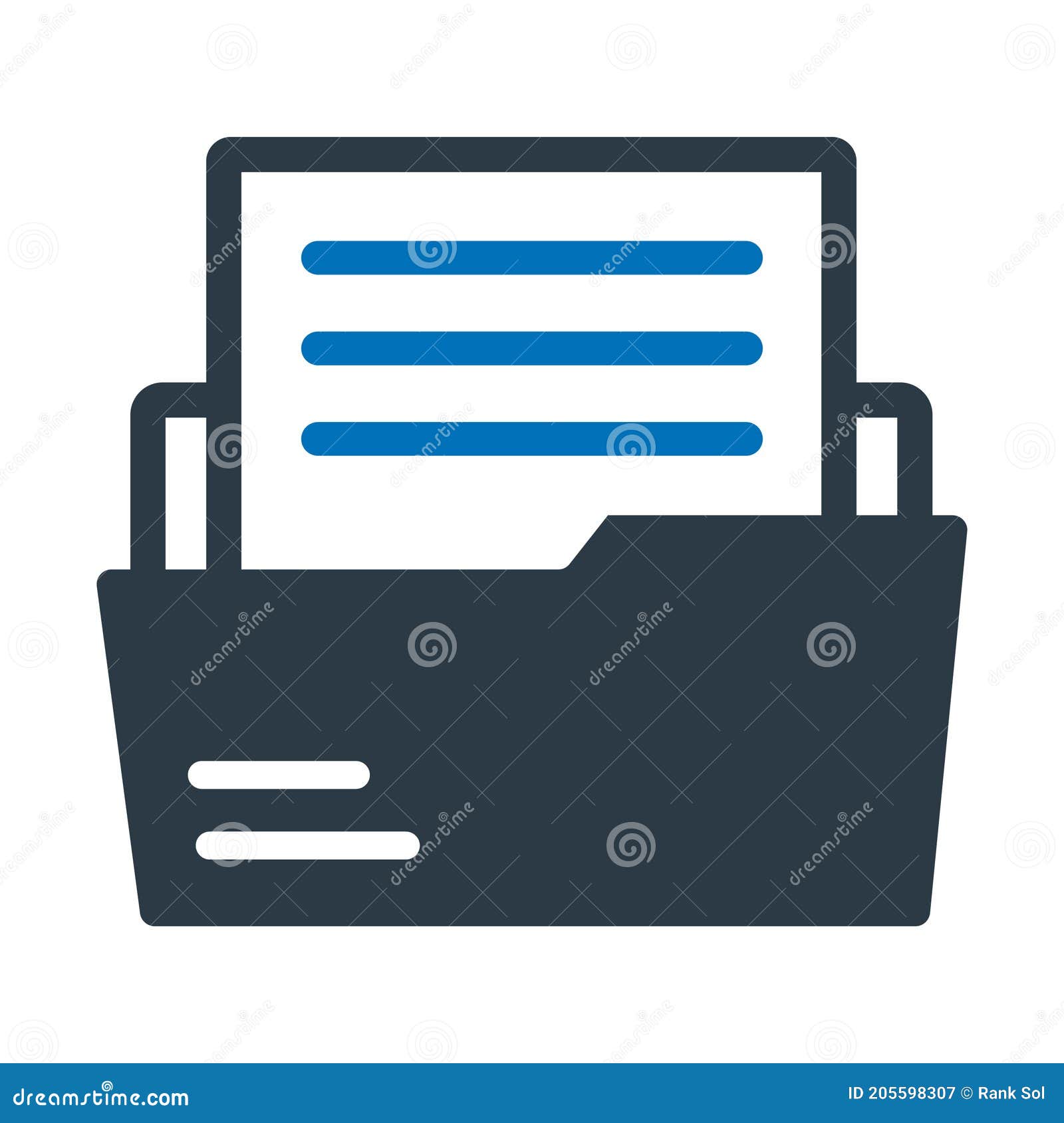 File Drawer, File Folders Vector Icon Which Can Easily Modify Stock ...