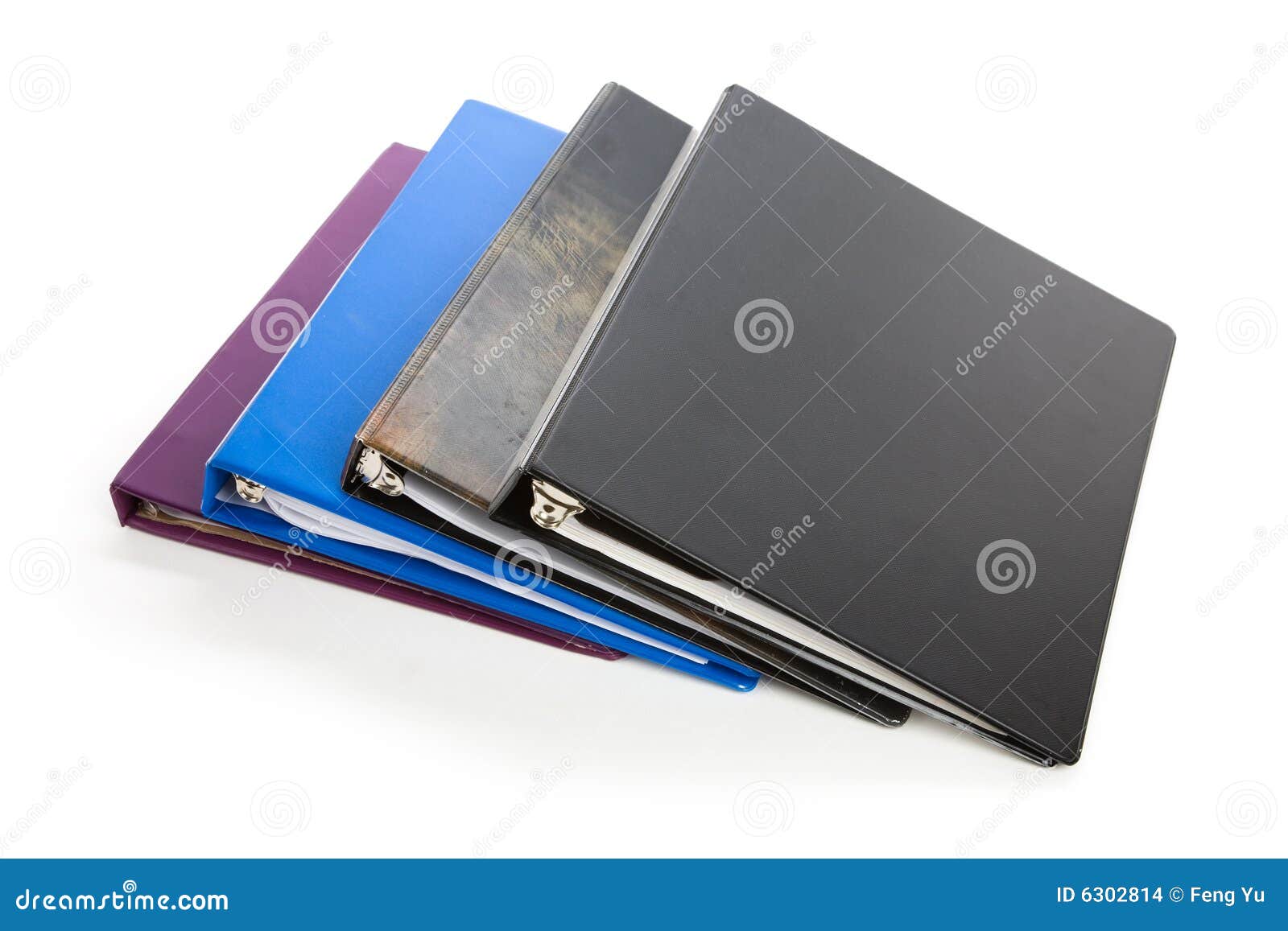 File folder stock photo. Image of black, isolated, paper - 6302814