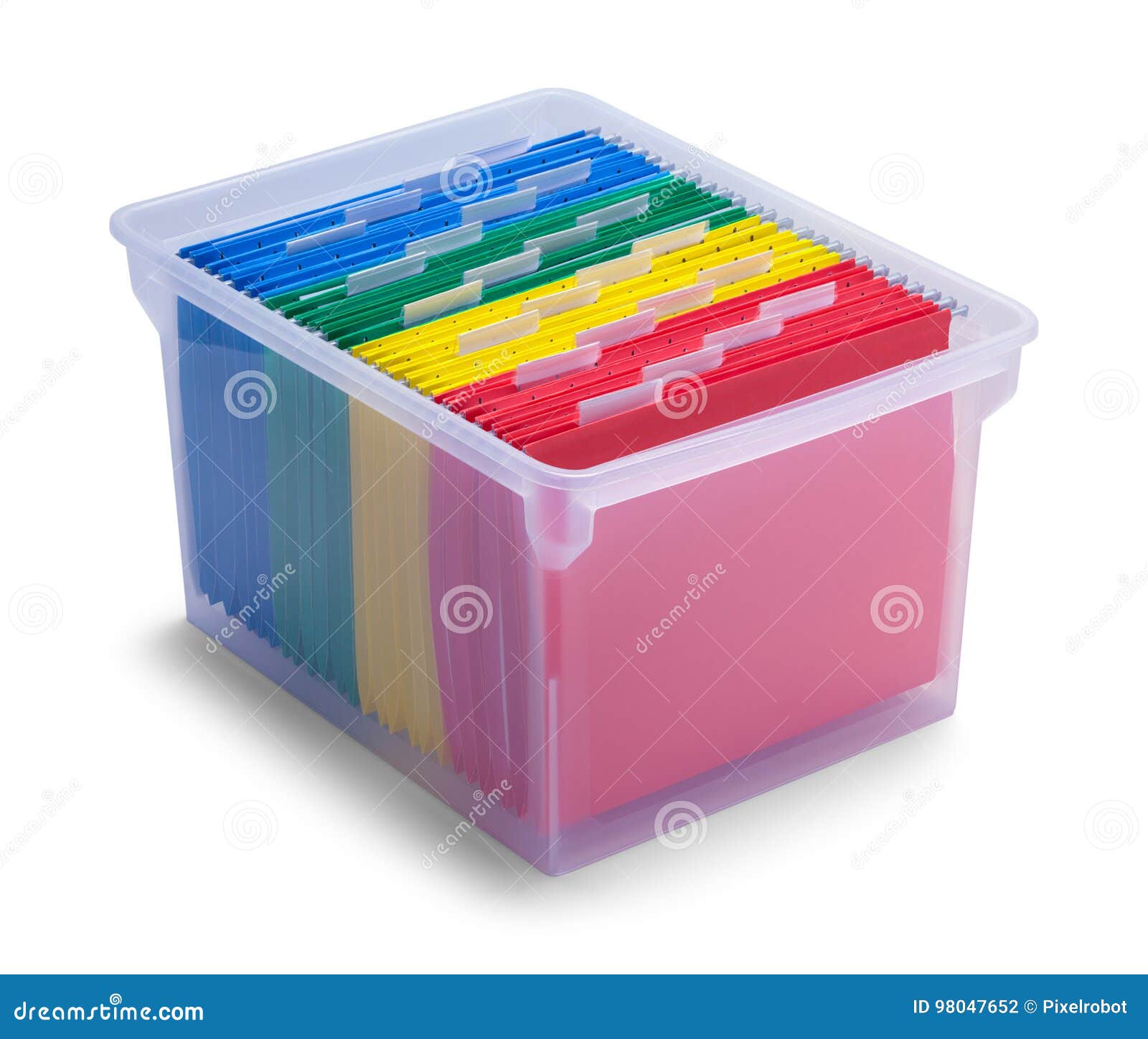 Files With Tabs Close Up Royalty-Free Stock Photography | CartoonDealer ...