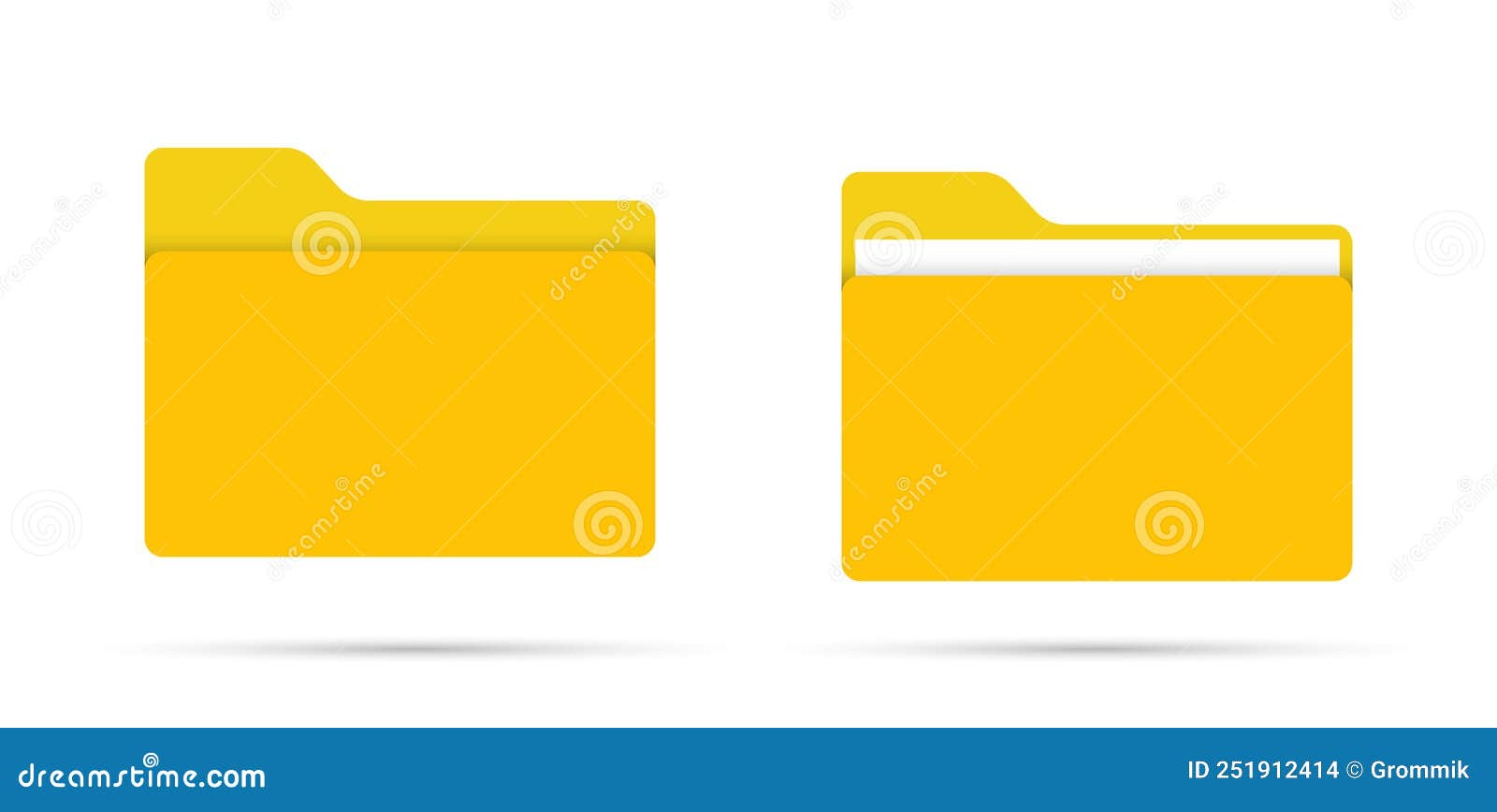 File Folder Icon. Application Design, Logo, Theme Design Stock Vector ...