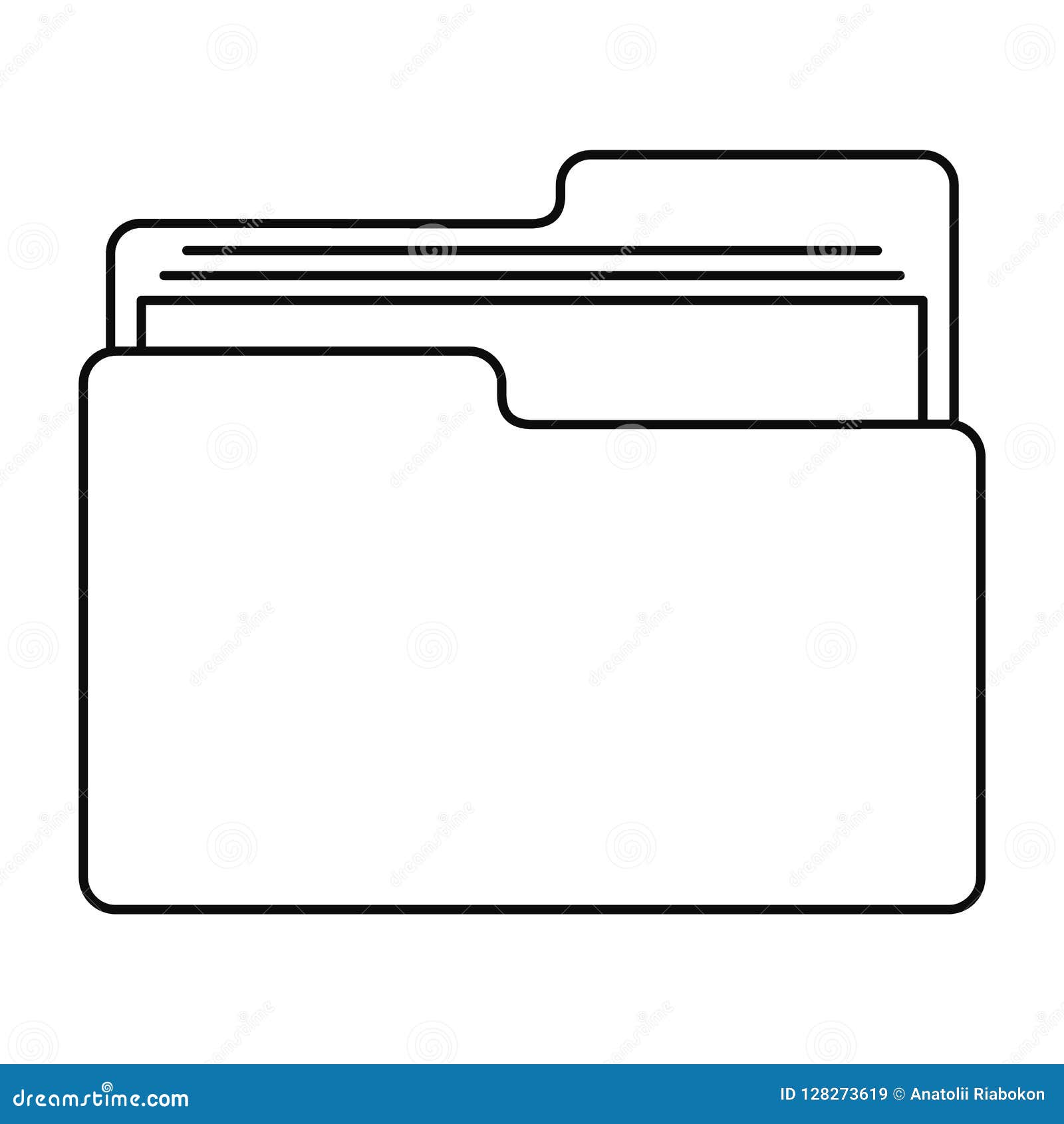 Common File Folder Icon Outline Style Stock Vector Illustration Of Images Common File Folder Icon Outline Style Stock Vector Illustration Of Images