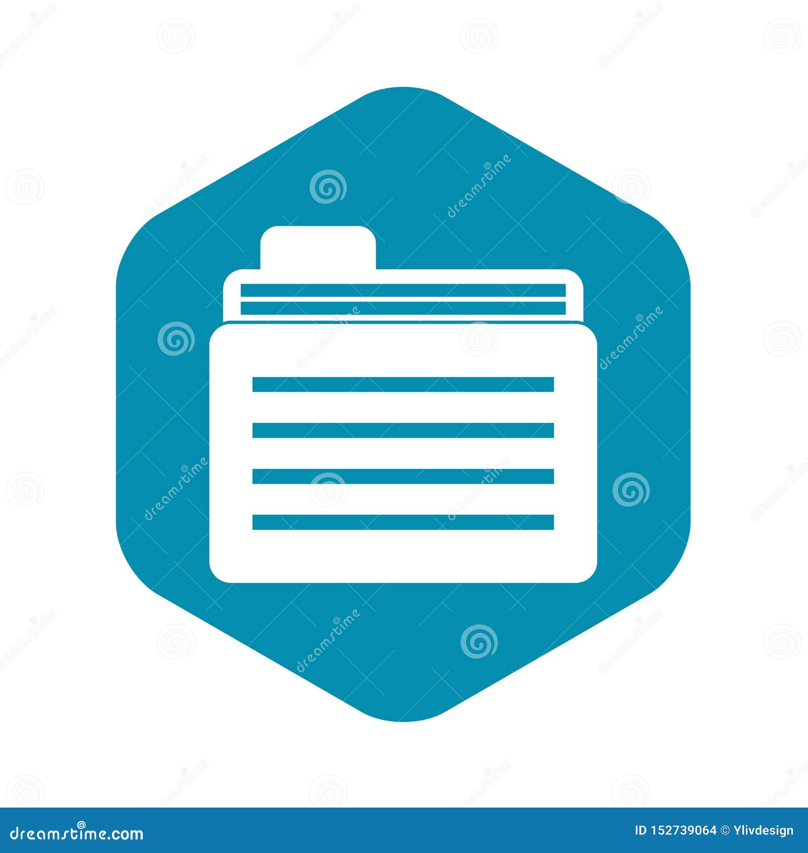 File Folder Icon, Simple Style Stock Vector - Illustration of ...