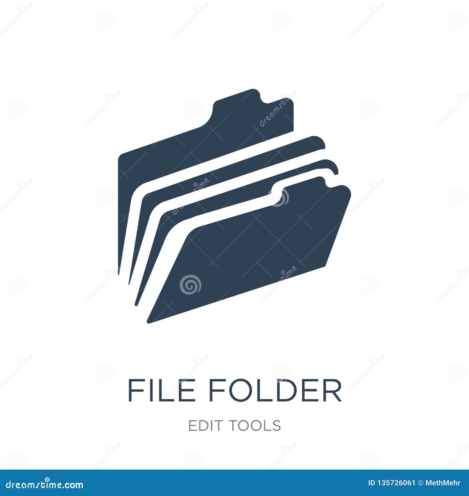 File Folder Icon in Trendy Design Style. File Folder Icon Isolated on ... File Folder Icon in Trendy Design Style. File Folder Icon Isolated on ...