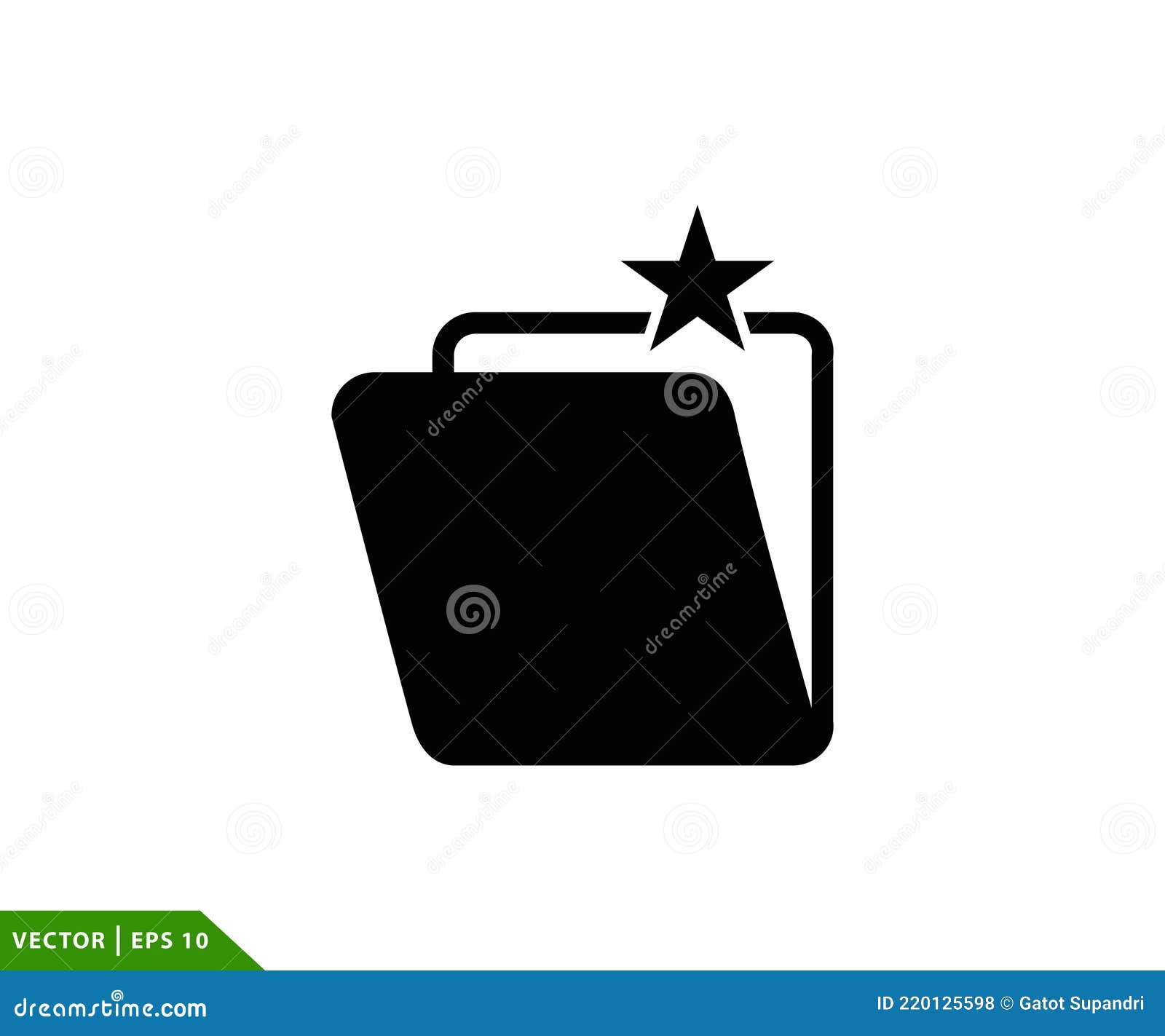 File Folder Icon Vector Logo Design Template Stock Vector ...