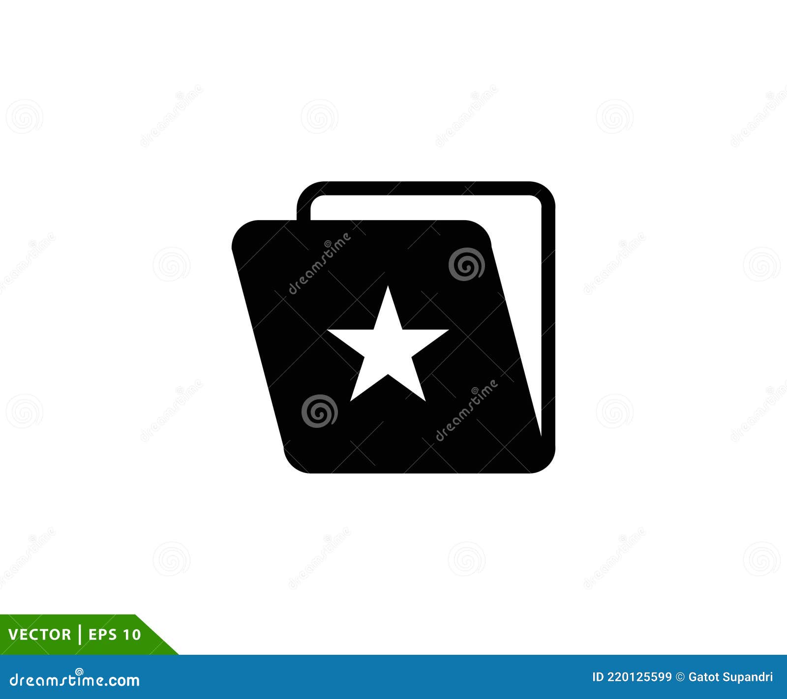 File Folder Icon Vector Logo Design Template Stock Vector ...