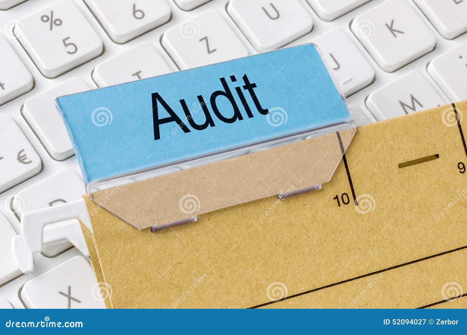 File Folder Labeled with Audit Stock Image - Image of folder, file ...