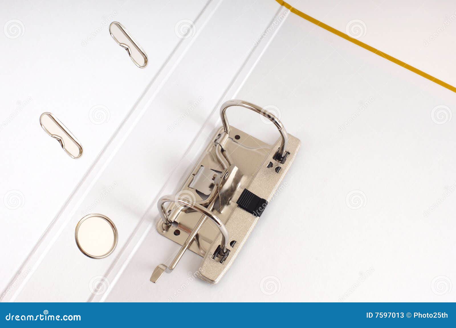 File folder lock stock image. Image of management, paper - 7597013