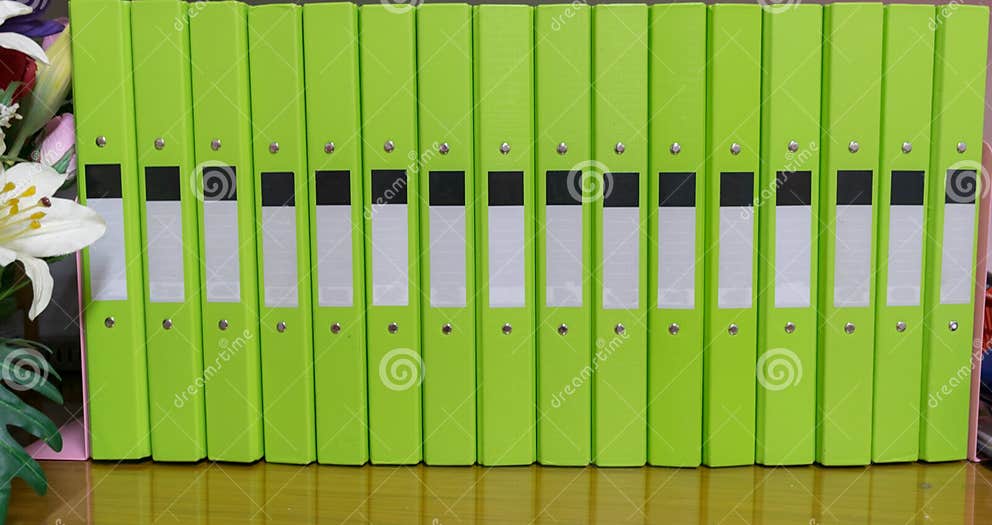 File Folder Papers Placed on Cabinet Documents Stock Photo - Image of ...