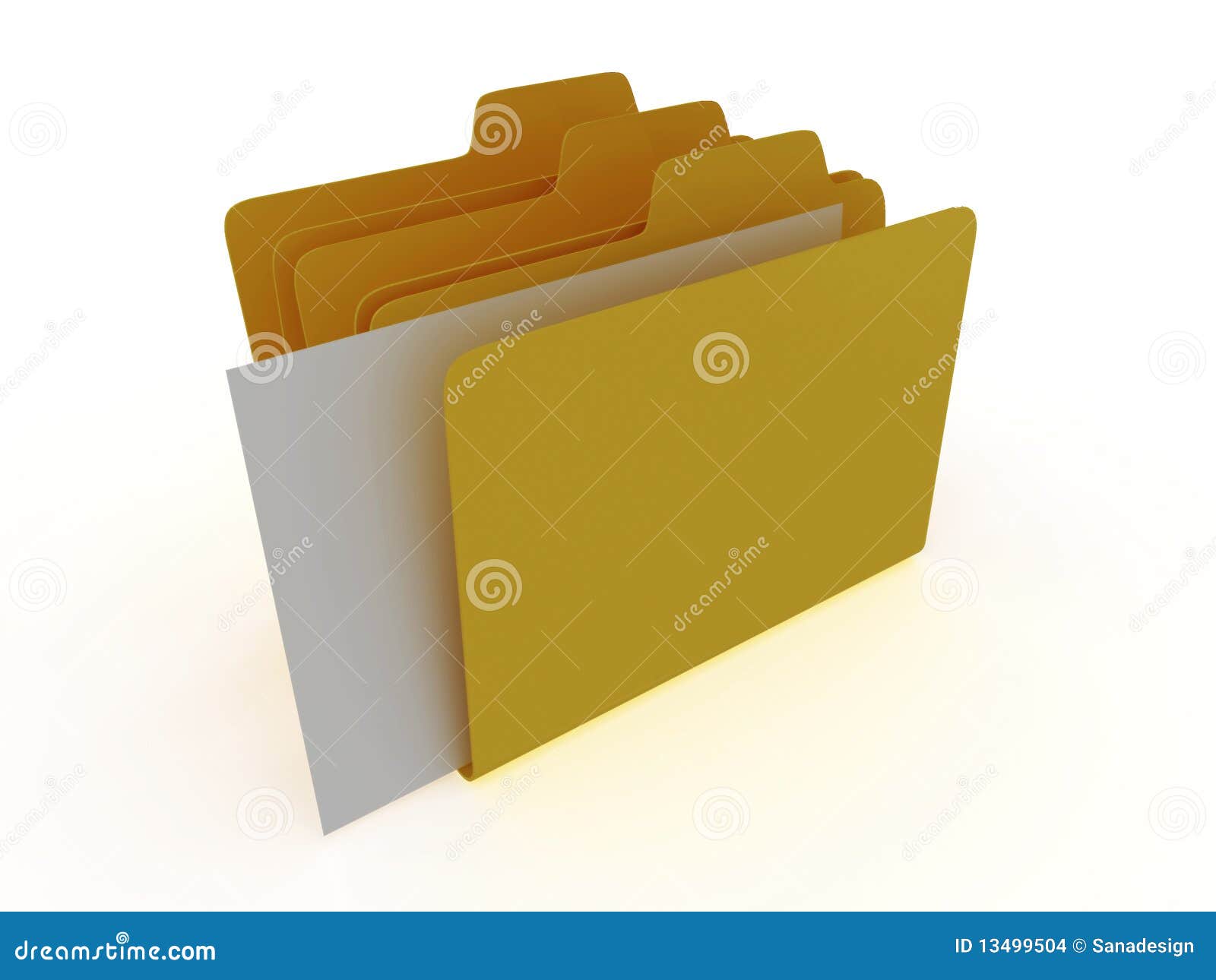 File Folder Stack stock illustration. Illustration of computer - 13499504
