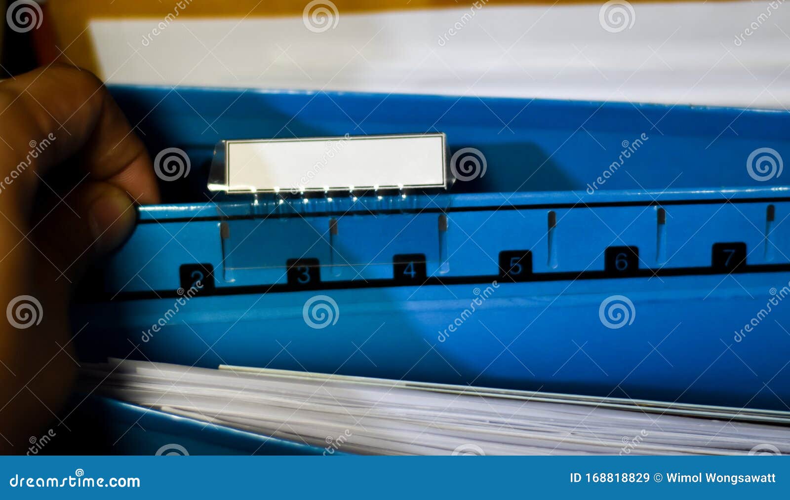 File Folder For Storing Data With Copy Space Stock Image Image Of Text Data 168818829 9961