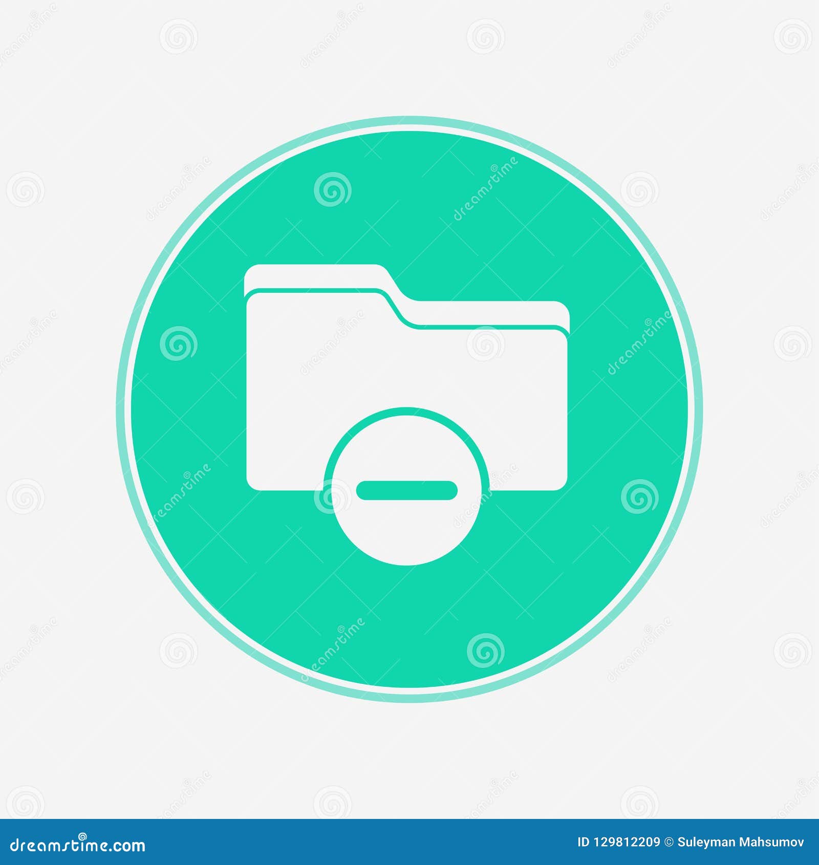Folder Vector Icon Sign Symbol Stock Vector - Illustration of document ...