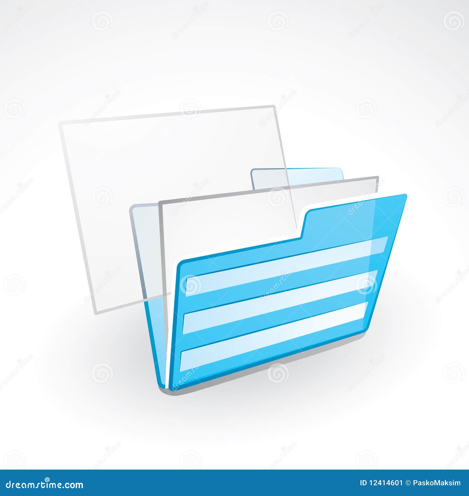 File Folders Pile Icon Or Directory Symbol Vector Sign Flat Cartoon ...
