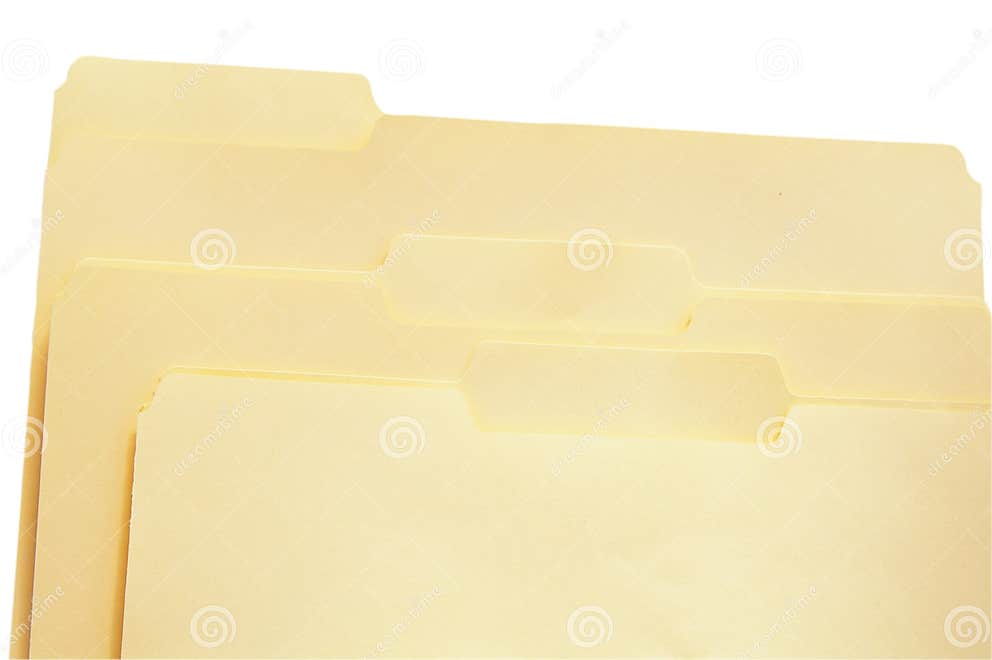 File folders stock image. Image of folder, plain, vanilla - 13654651