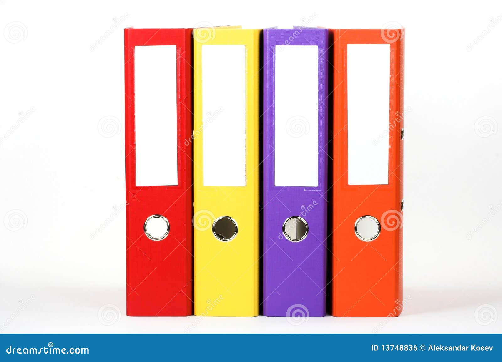 File folders stock photo. Image of education, clip, paper - 13748836