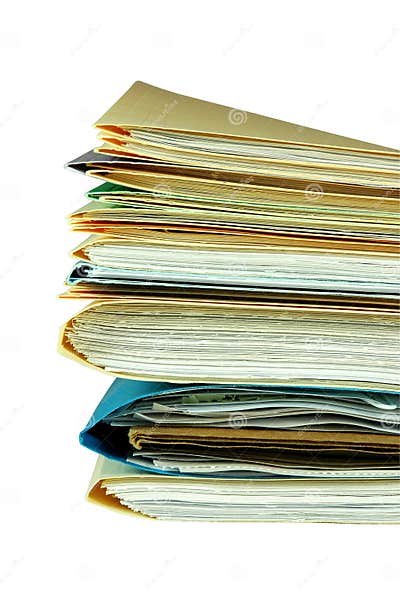 File Folders stock photo. Image of isolated, file, data - 513712