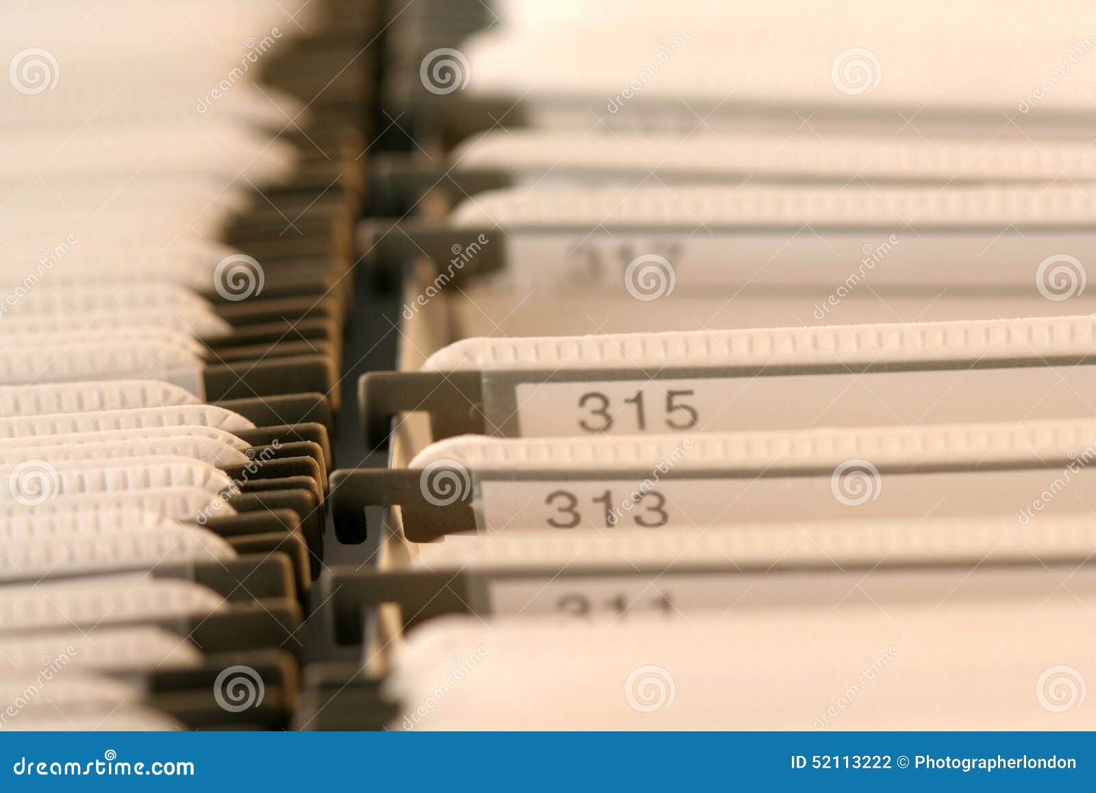 File folders - close-up stock photo. Image of office - 52113222