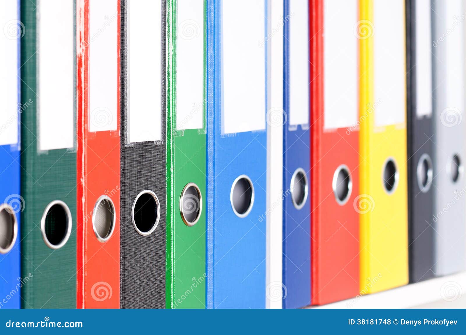 File folders stock photo. Image of blank, information - 38181748