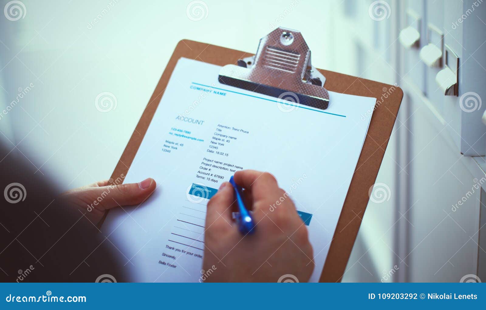 File Folders, Standing on Shelves in the Background Editorial ... File Folders, Standing on Shelves in the Background Editorial ...