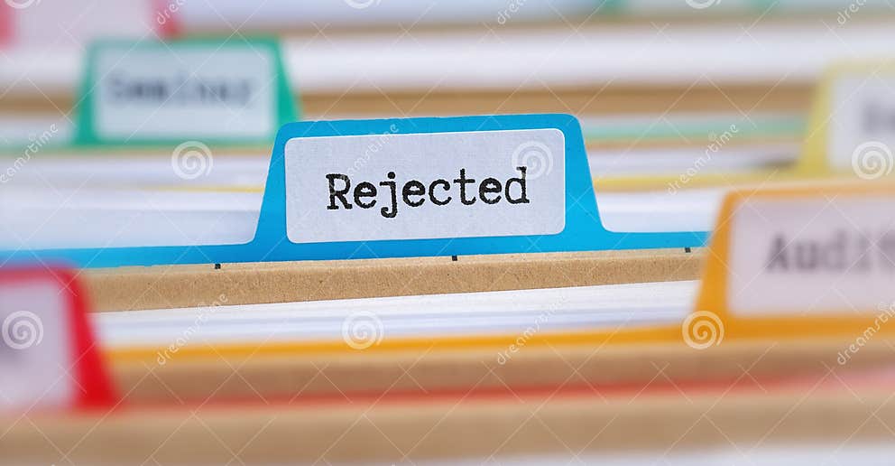 Rejected stock photo. Image of refuse, paperwork, business - 339484894