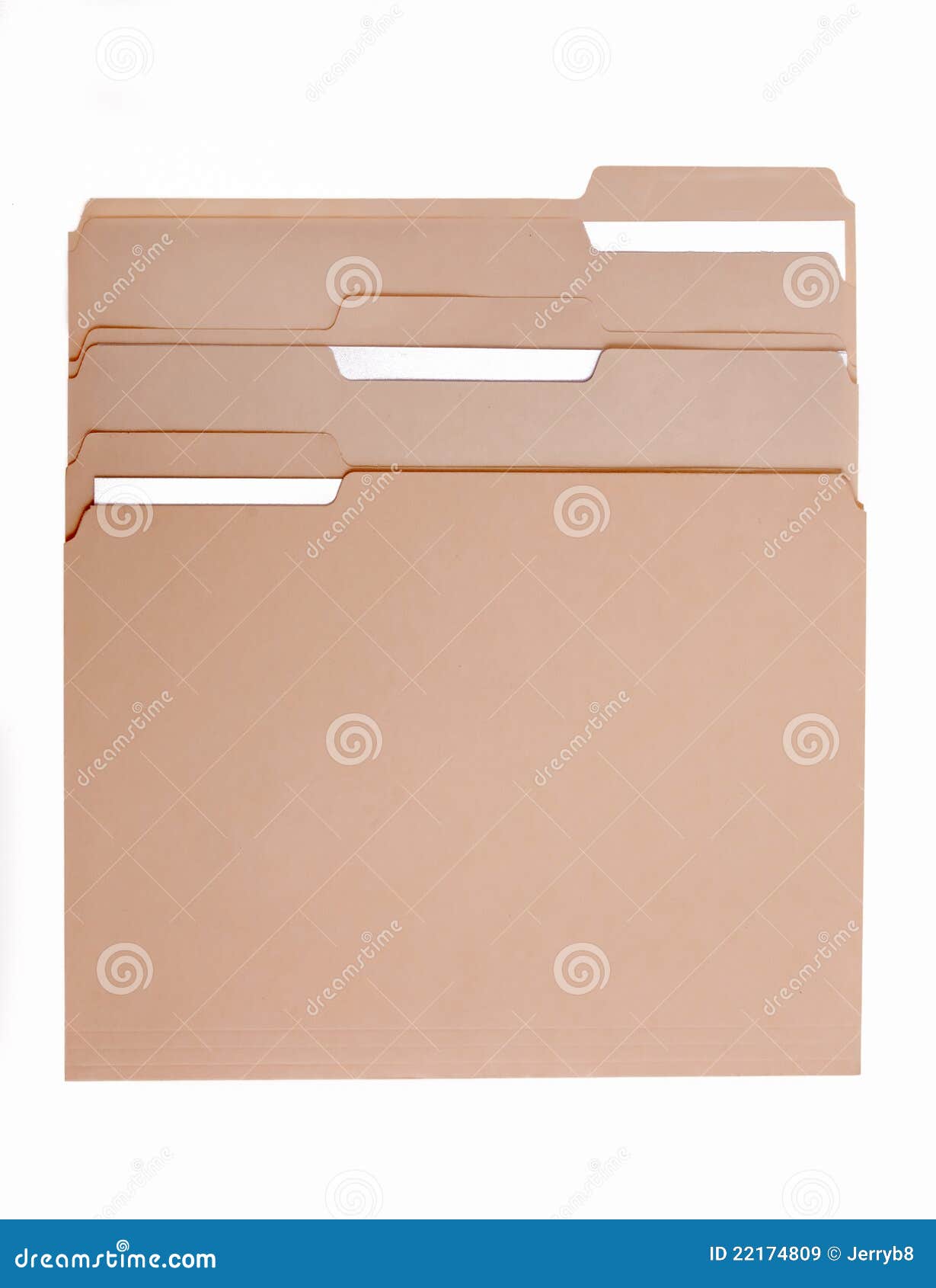 File Folders with Tabs stock image. Image of billing - 22174809