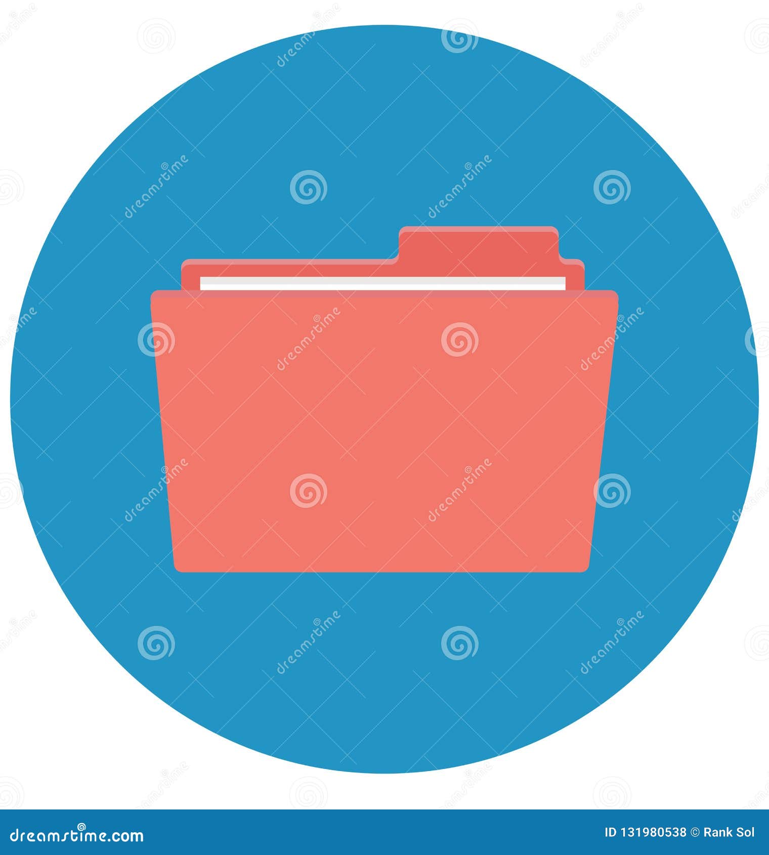 File Folders Vector Icon that Can Be Easily Edit or Modified Stock ...