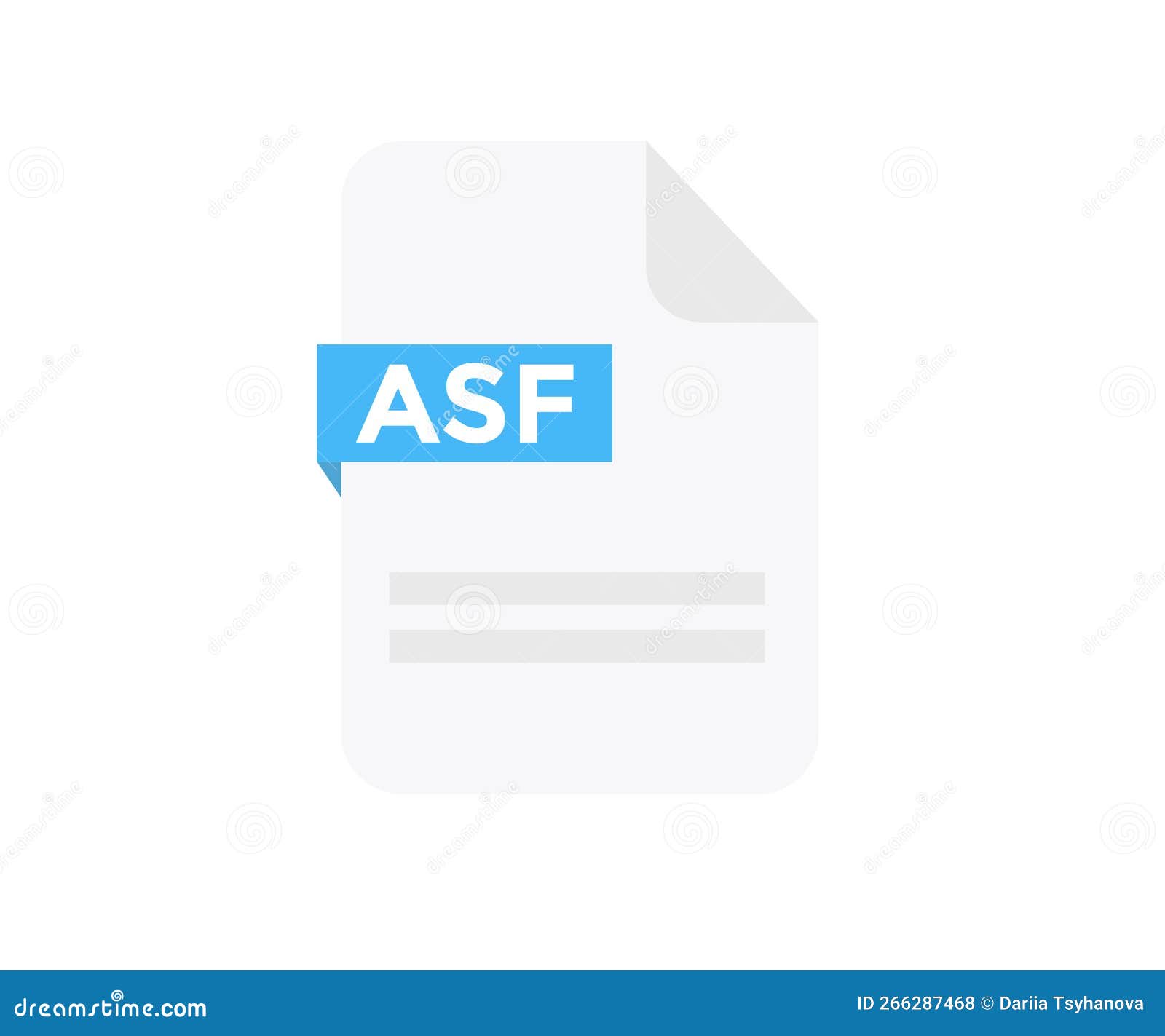 File Format ASF Logo Design. Document File Icon. Element for ...