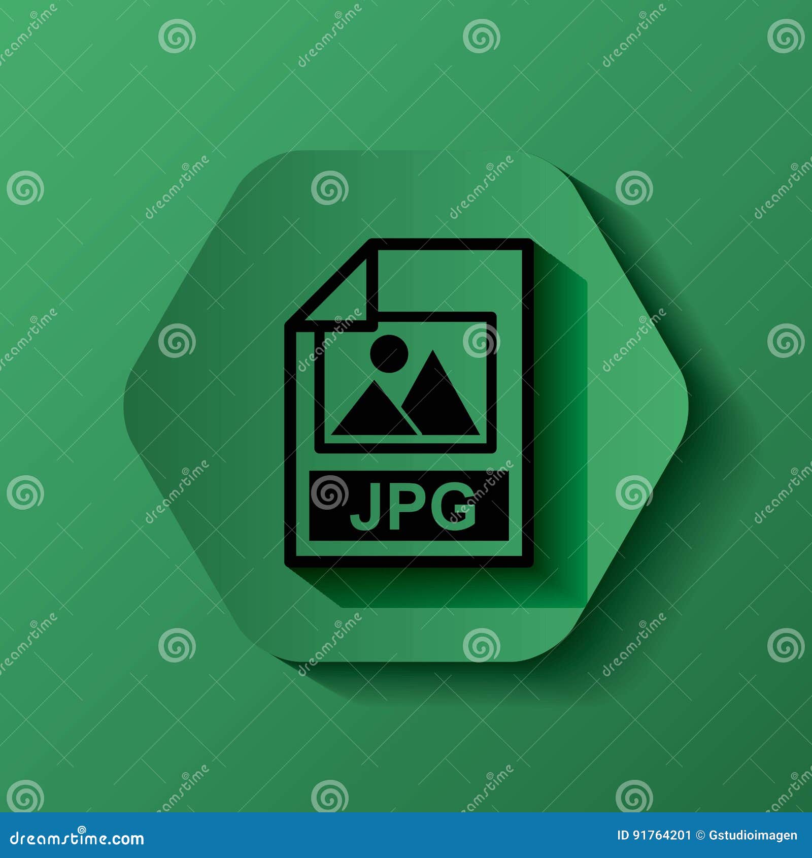 File format button icon stock vector. Illustration of flat - 91764201
