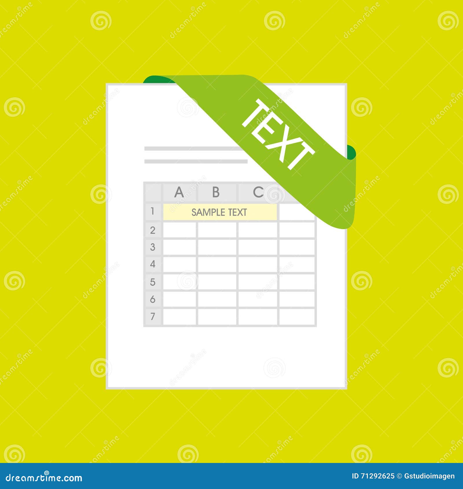 File format design stock illustration. Illustration of format - 71292625