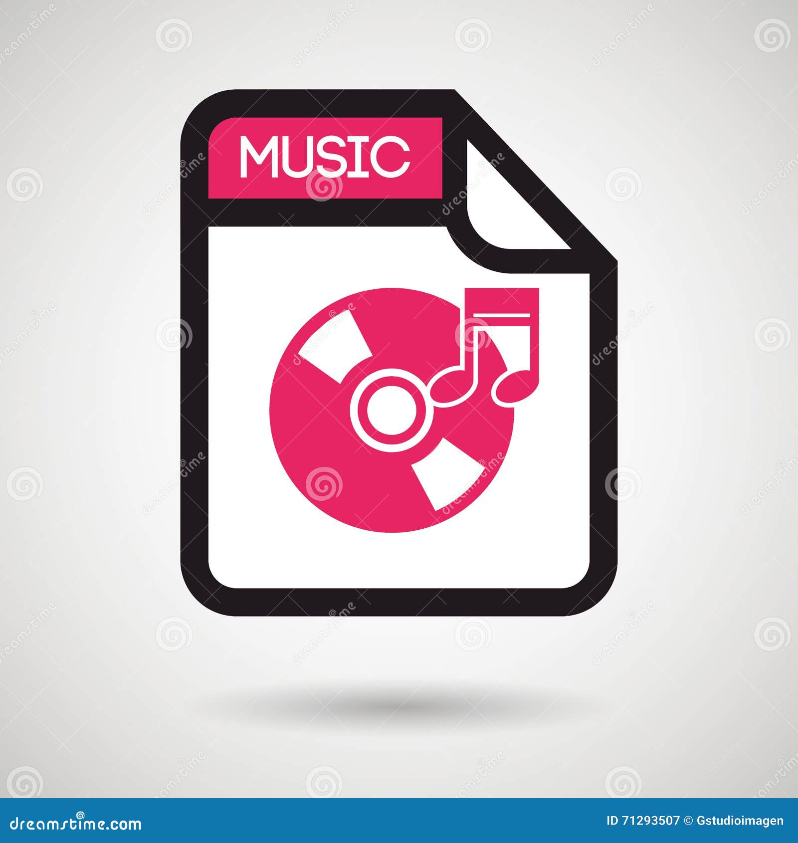 File format design stock illustration. Illustration of icon - 71293507