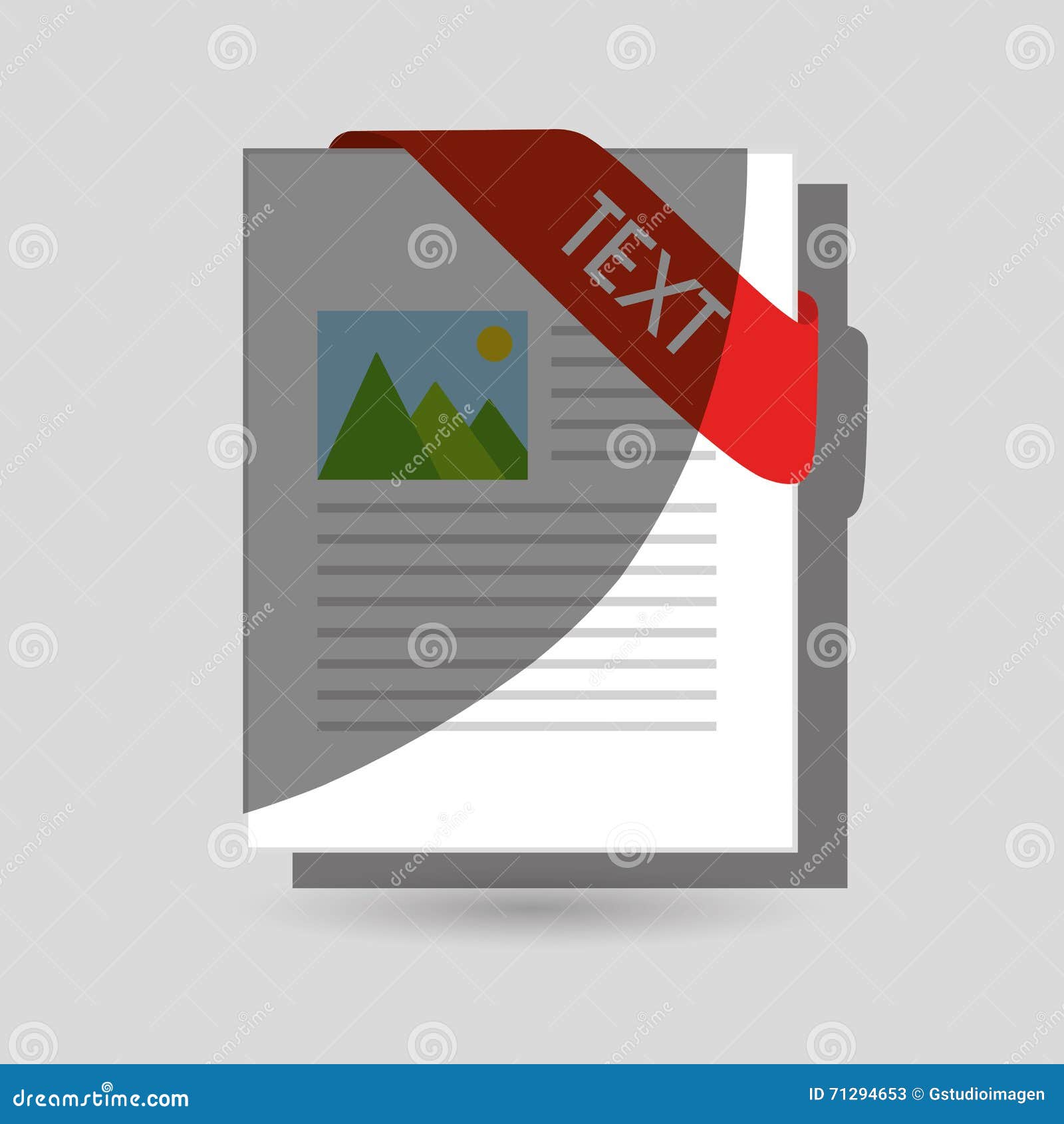 File format design stock illustration. Illustration of page - 71294653