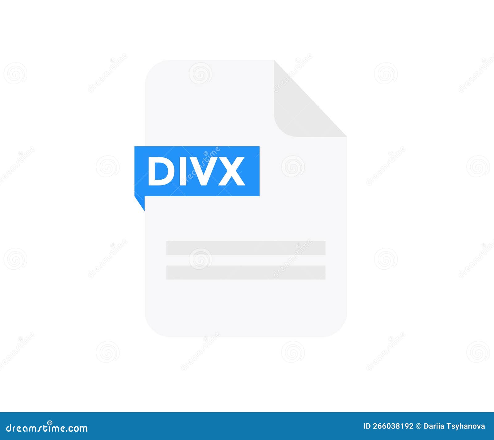 File Format DIVX Logo Design. Document File Icon, Internet, Extension ...